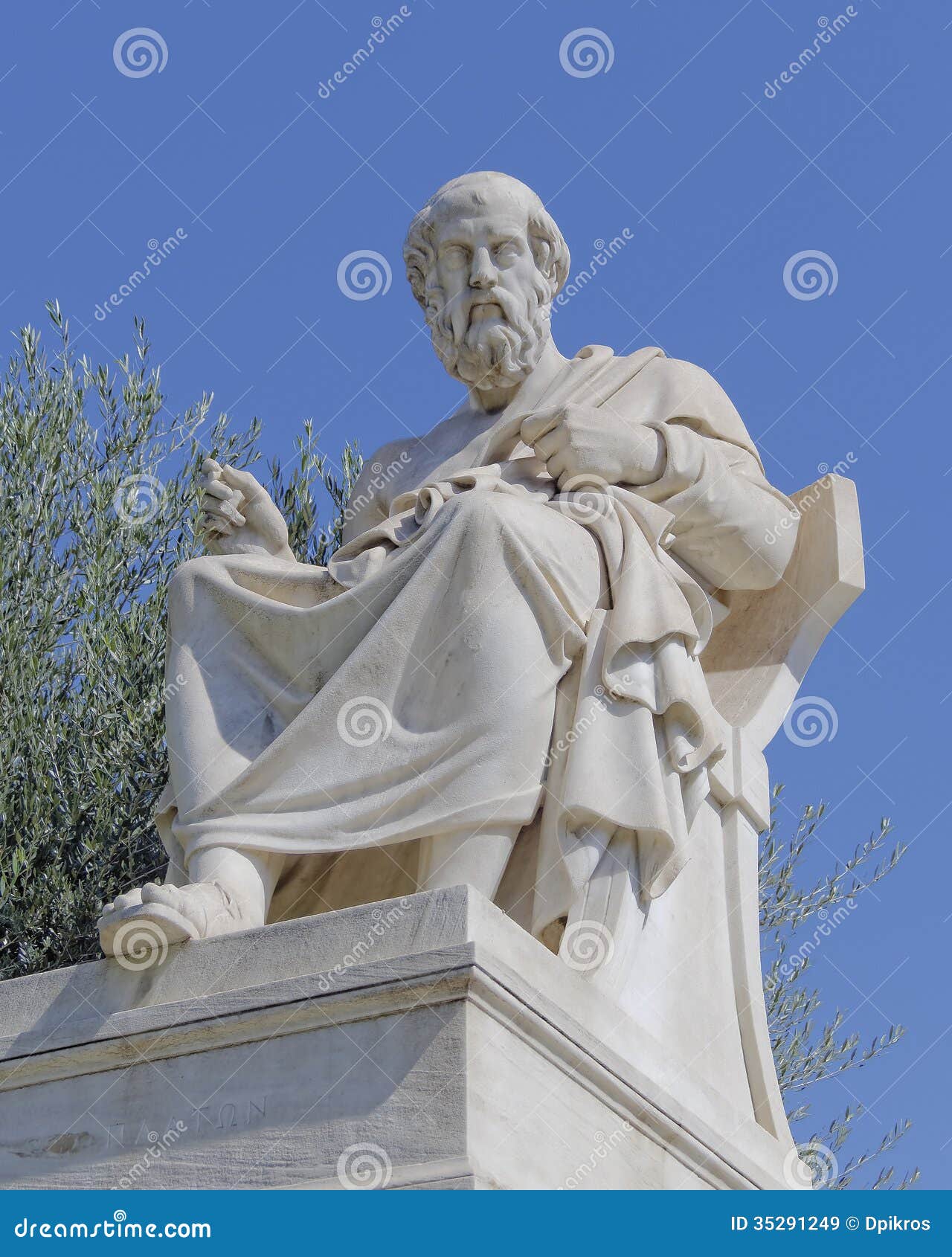 Platon La Statue De Philosophe Image stock - Image du course, science ...