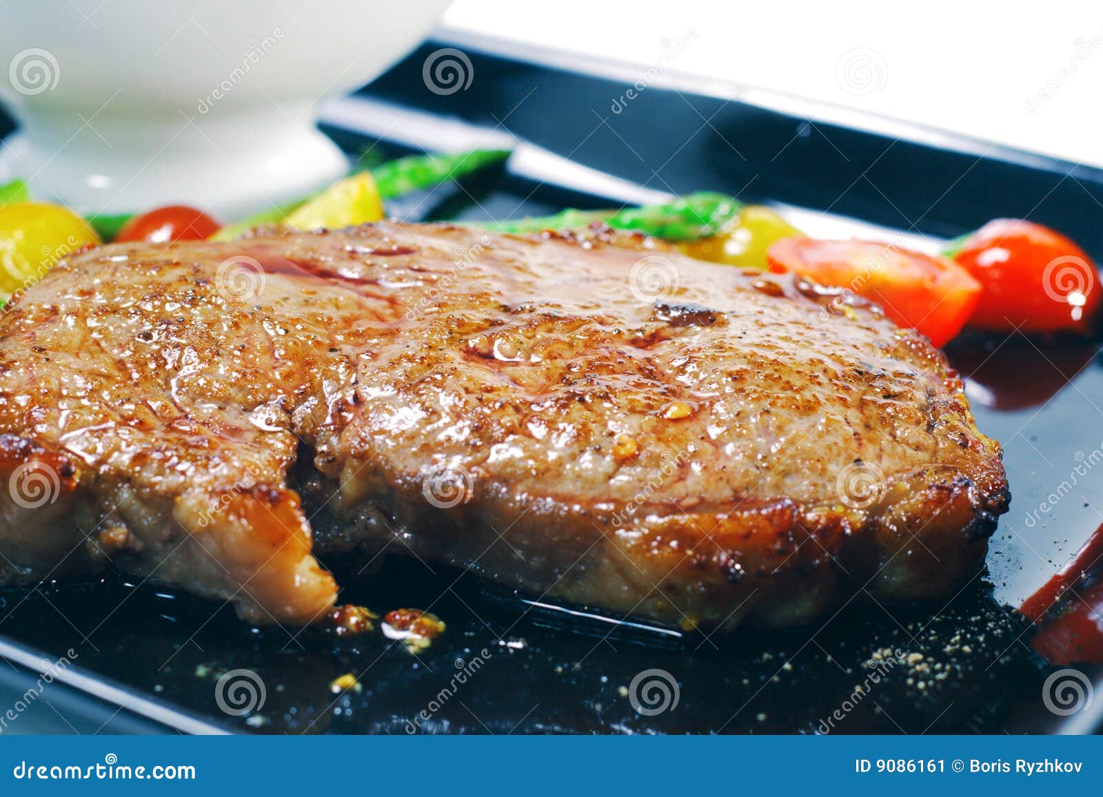 Platos Calientes De La Carne - Ribai Imagen de archivo - Imagen de ...