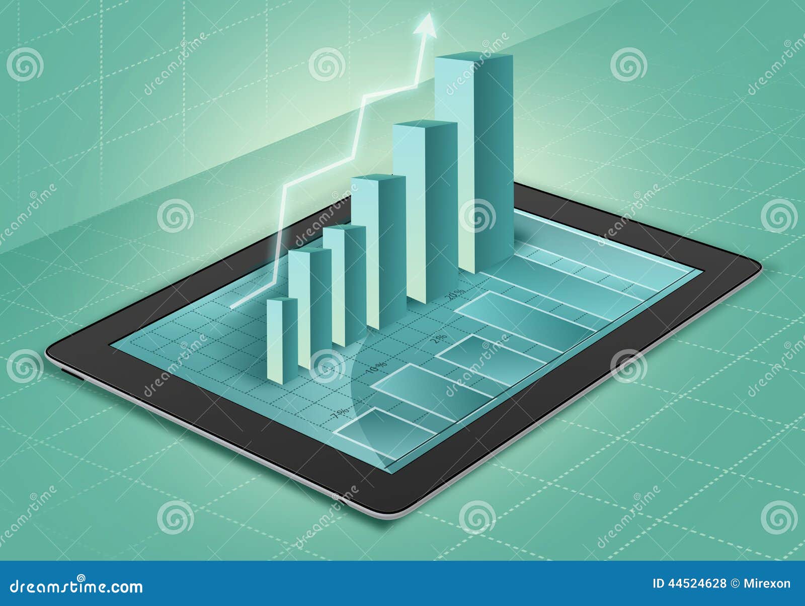 Plattan Med Schemat Och En Pil Stock Illustrationer - Illustration av ...