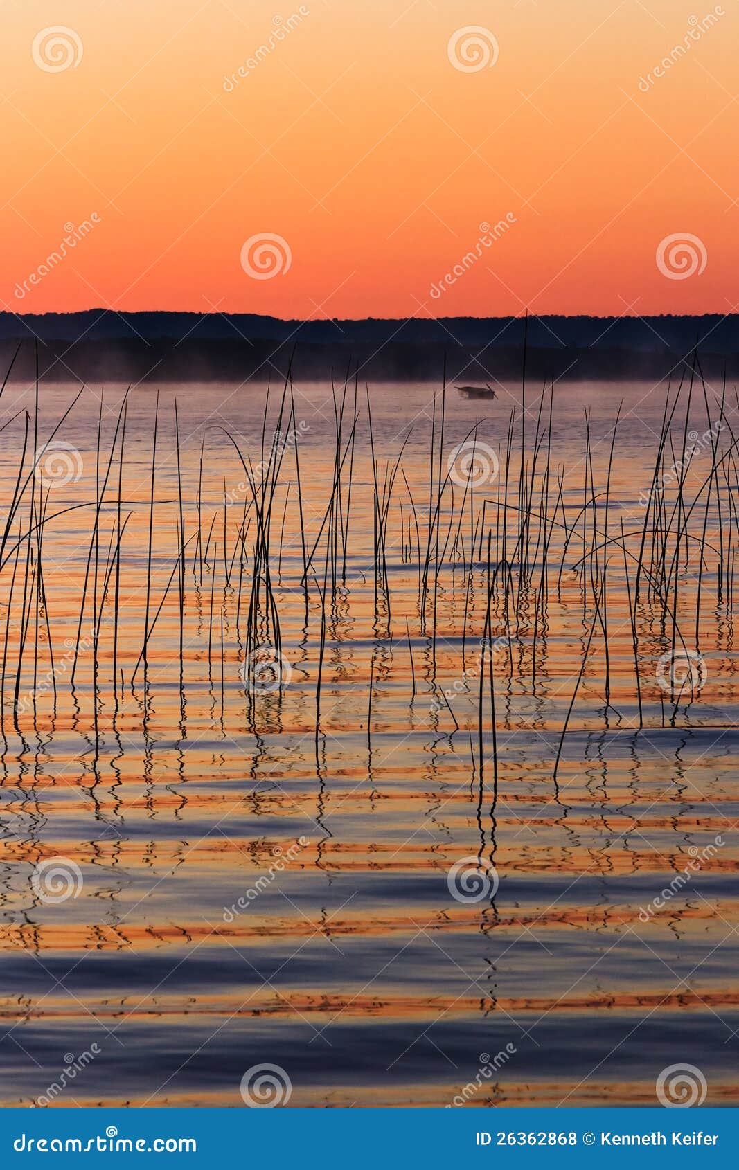 Platte Lake Dawn stock photo. Image of calm, glow, orange - 26362868