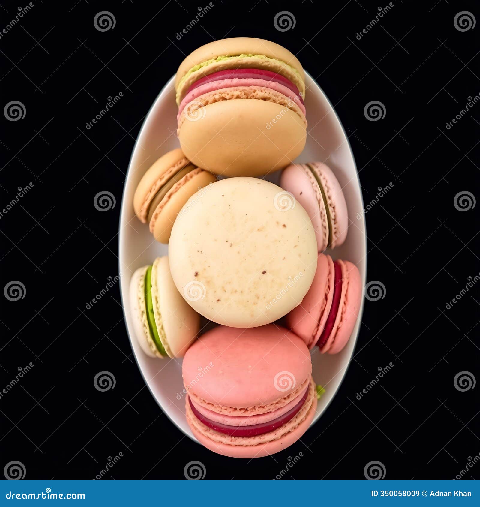 Assorted Macarons In A Box On Rustic Wood Royalty-Free Stock Photo ...