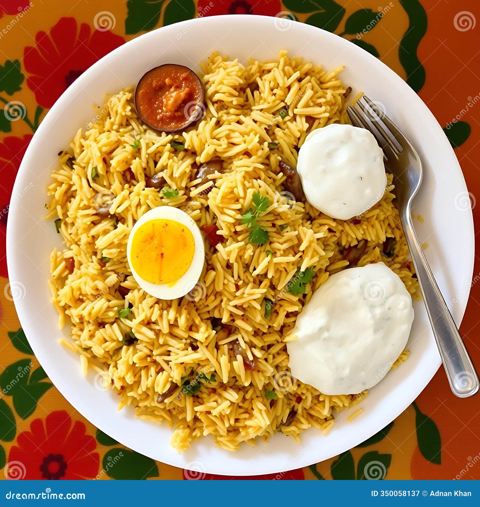 Biryani Realistic Illustration | CartoonDealer.com #364250272