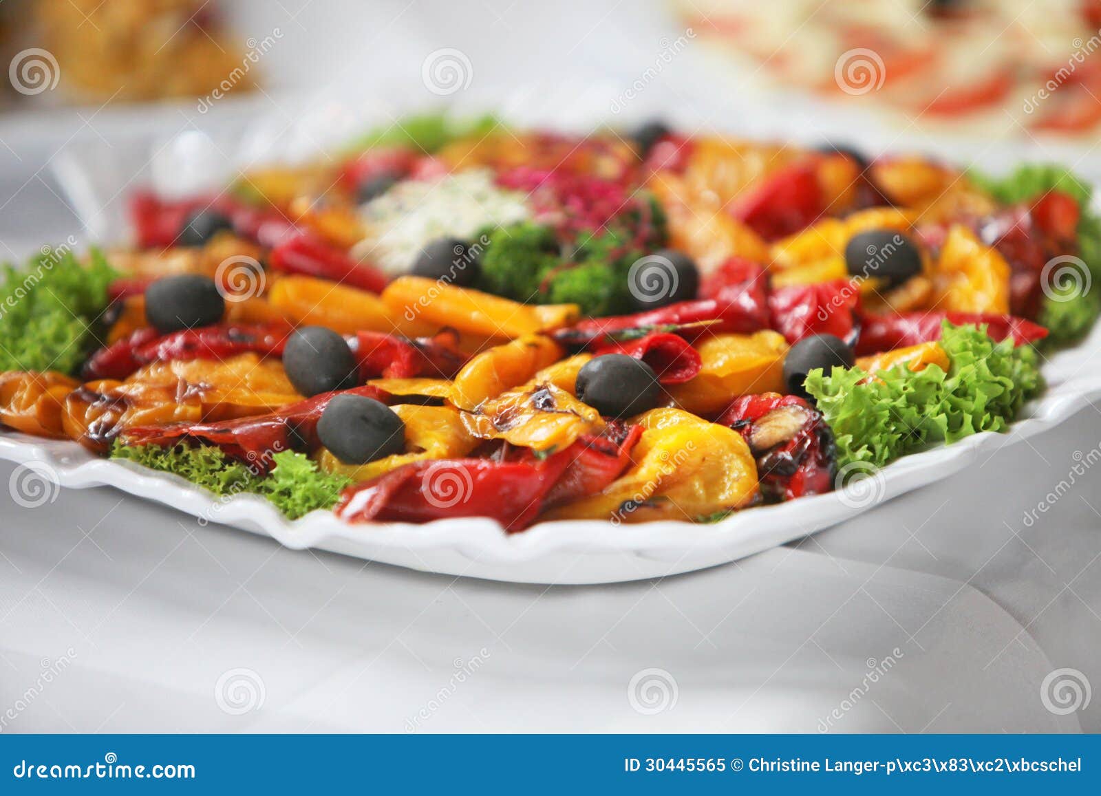 Platter of Colourful Vegetables on a Buffet Stock Image - Image of ...
