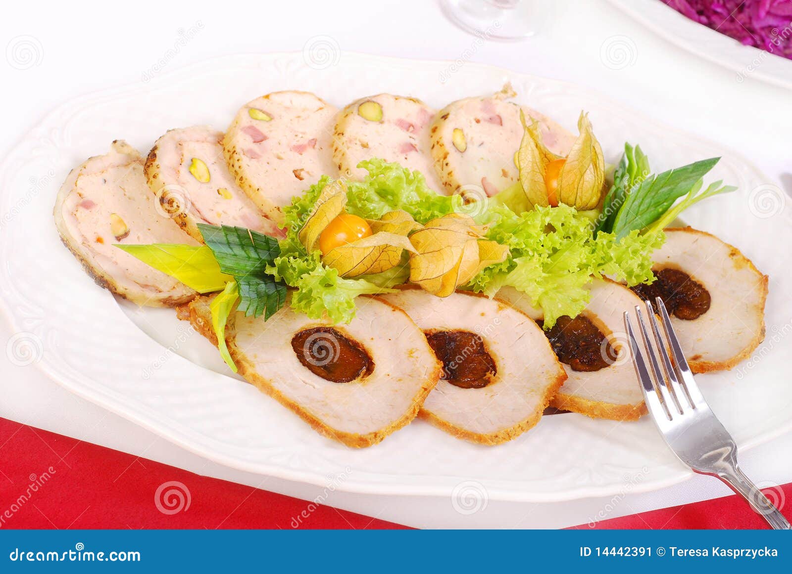 Platter of Roasted Meat Slices Stock Image - Image of pork, meat: 14442391