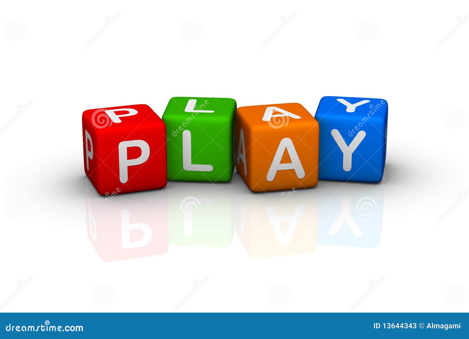 Play stock illustration. Illustration of design, cube - 13644343
