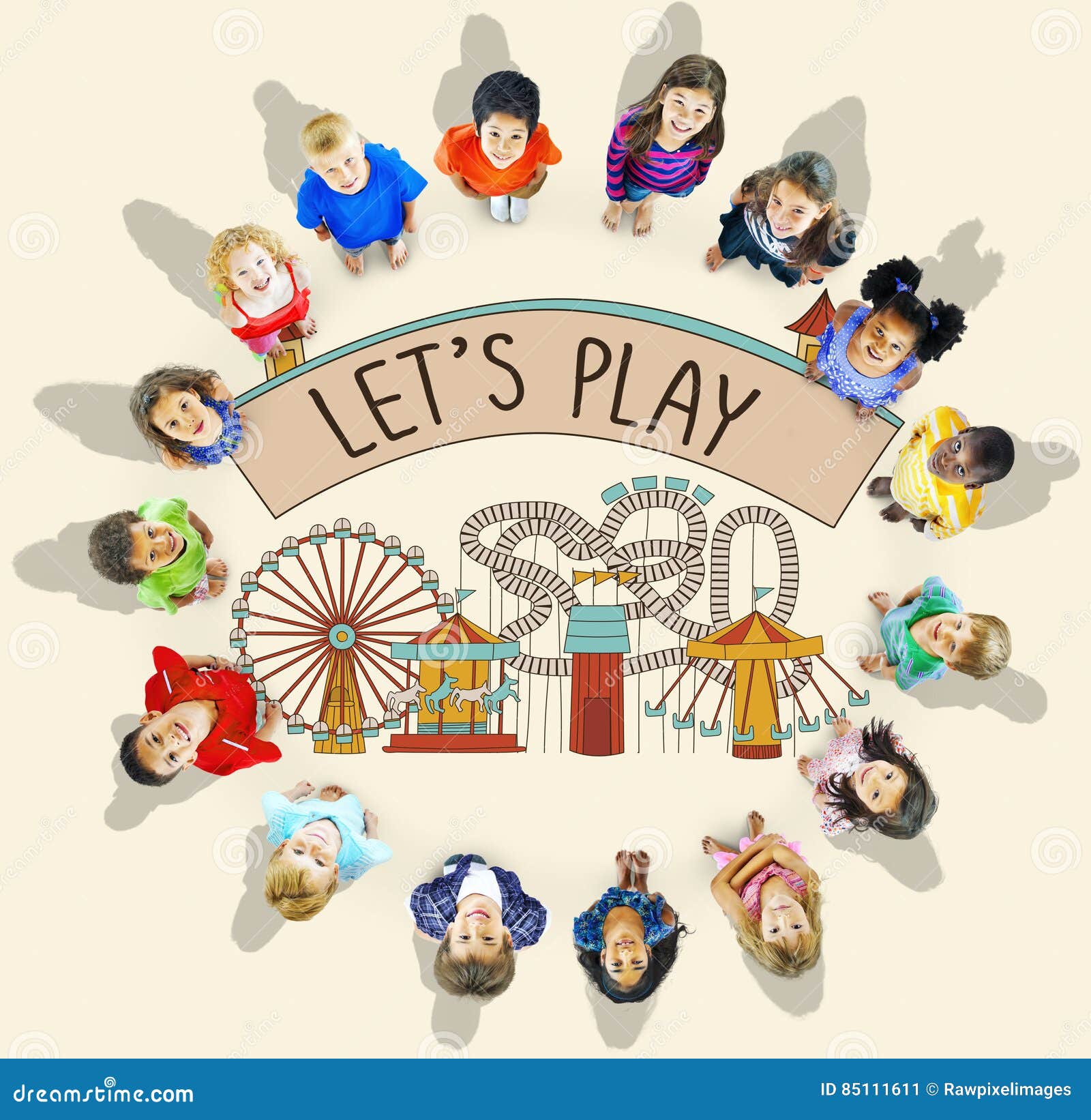 Play Activity Entertainment Happiness Leisure Concept Stock Image ...