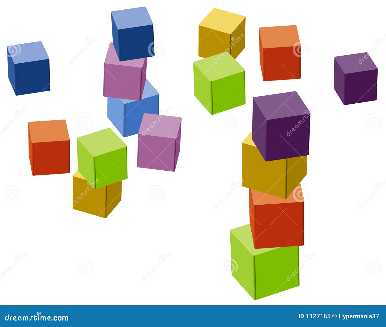 Play blocks stock illustration. Illustration of construction - 1127185
