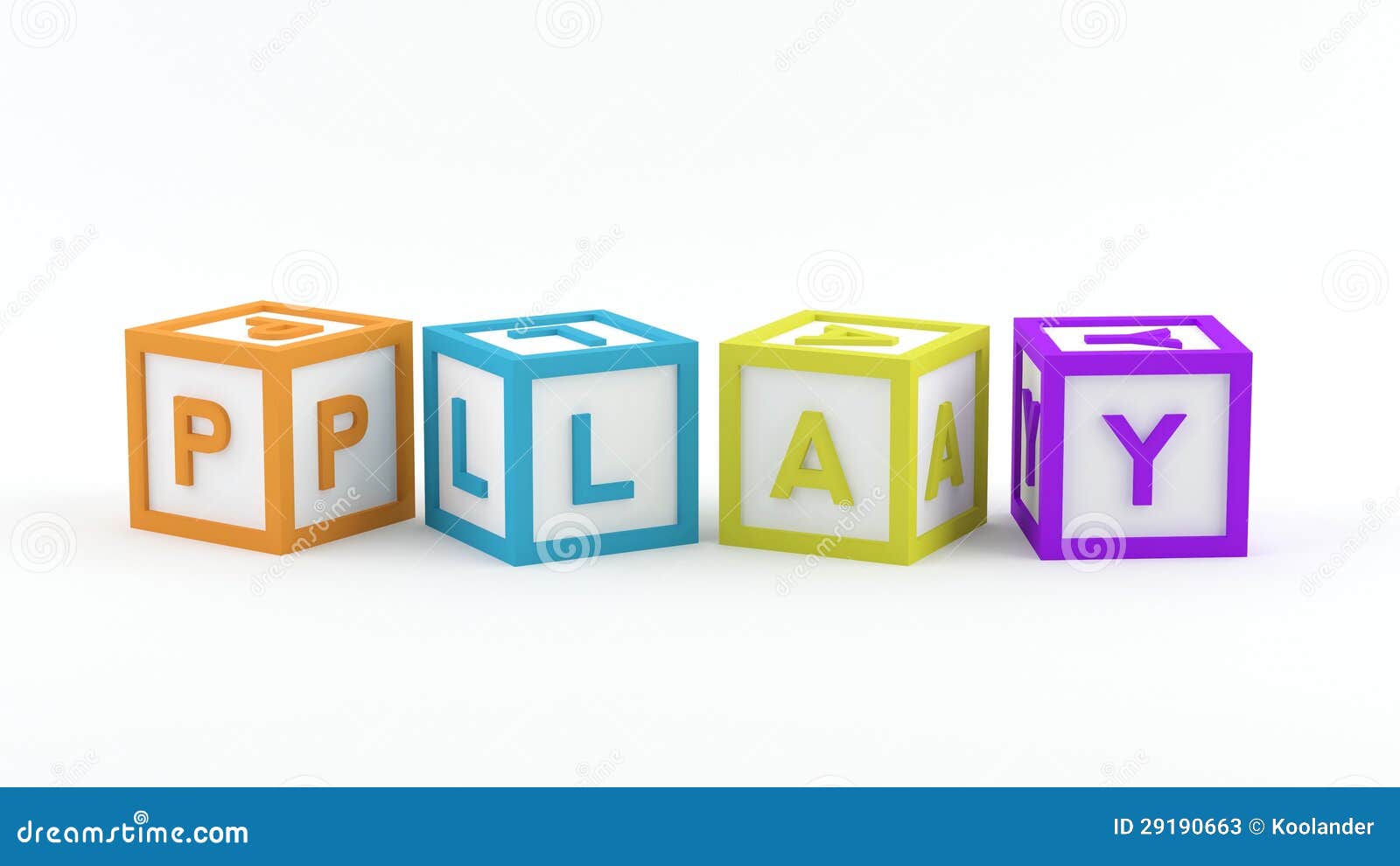 Play Blocks - play stock illustration. Illustration of game - 29190663