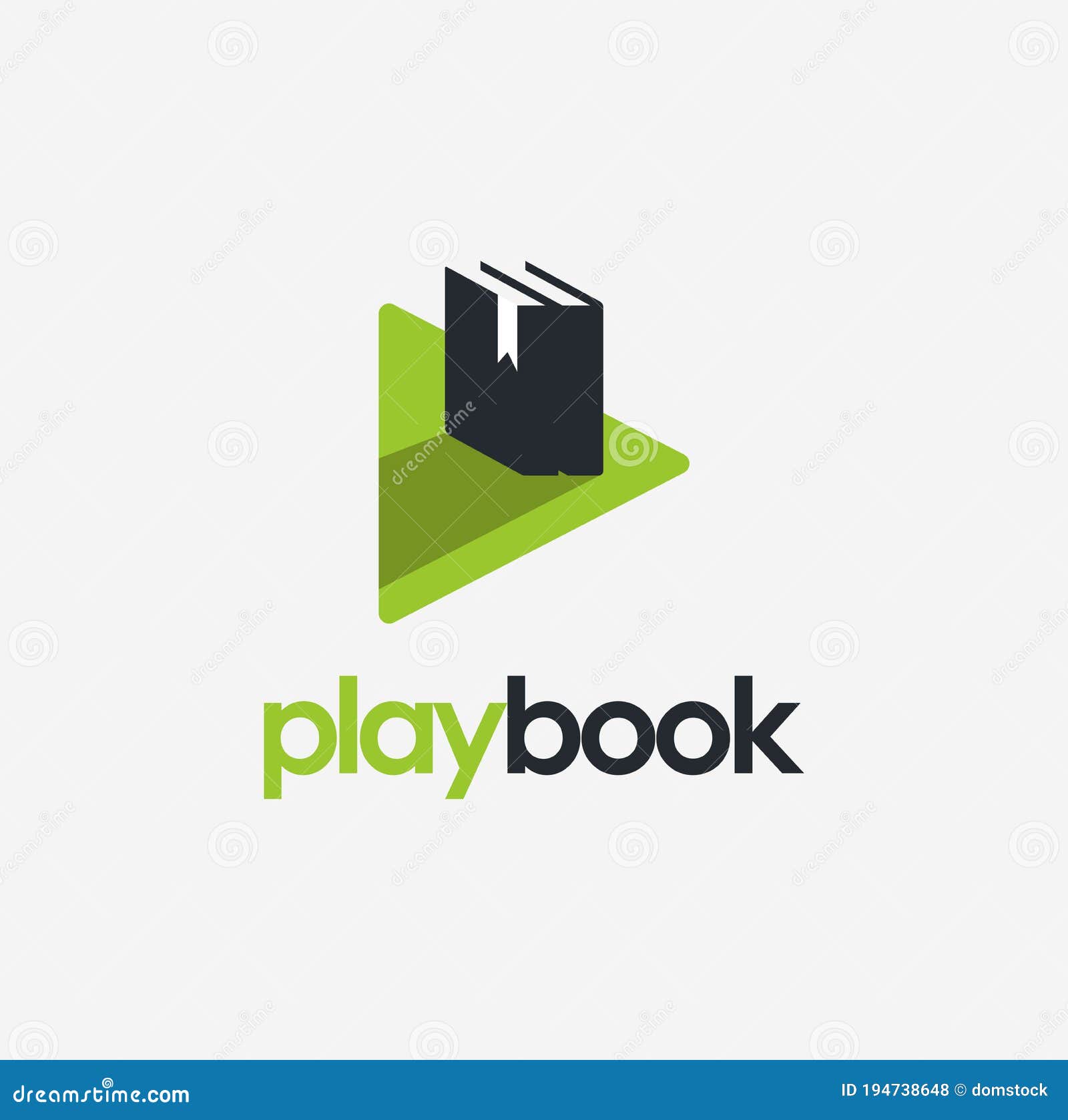 Play and Book Logo Icon Vector Stock Vector - Illustration of play ...