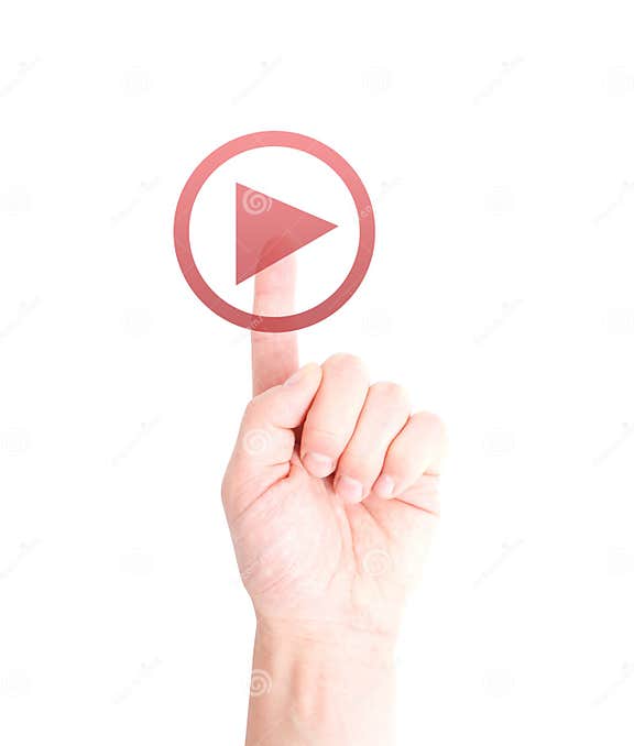 Play button stock image. Image of people, computer, internet - 17311483