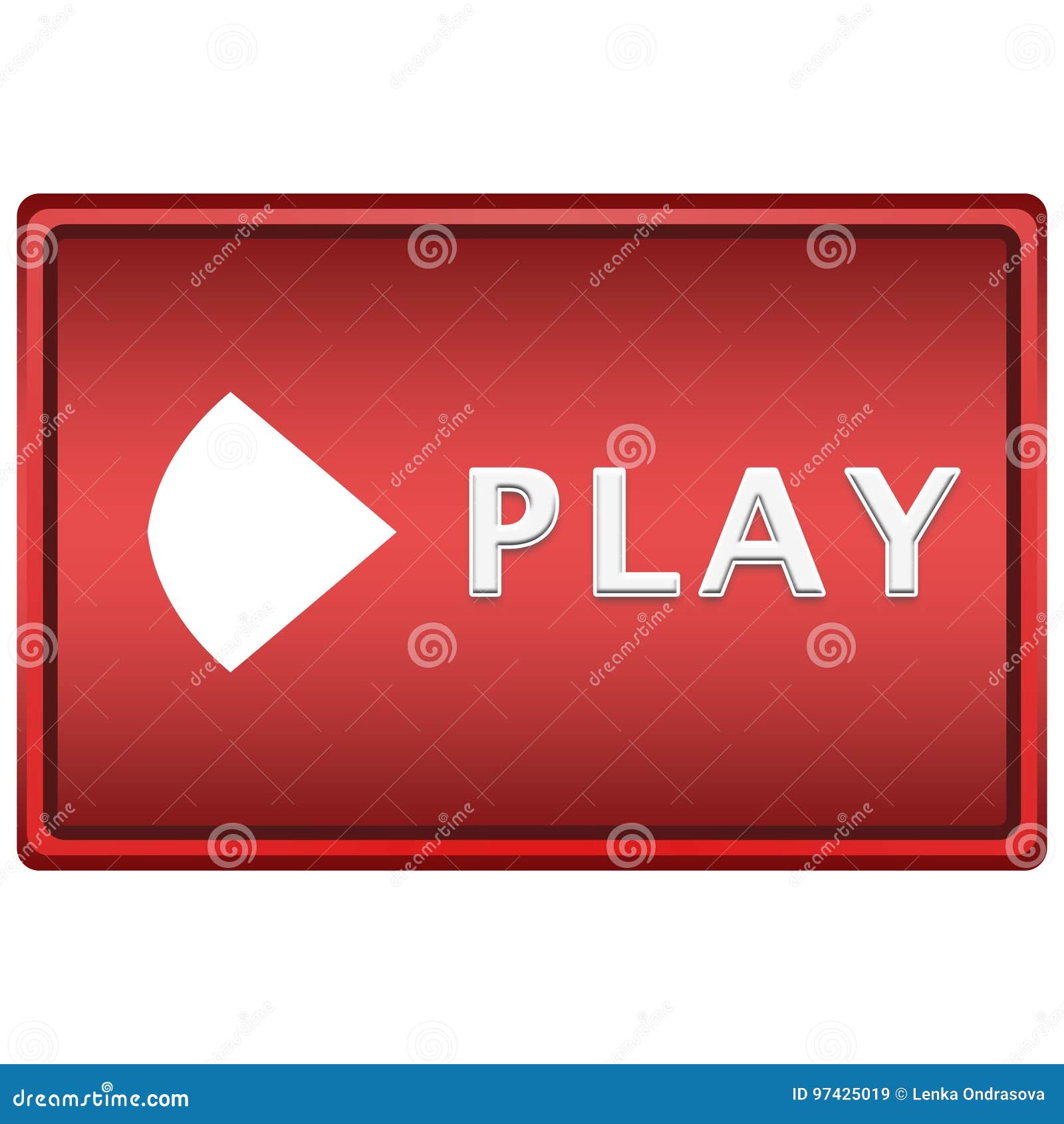 Play button stock illustration. Illustration of proceed - 97425019