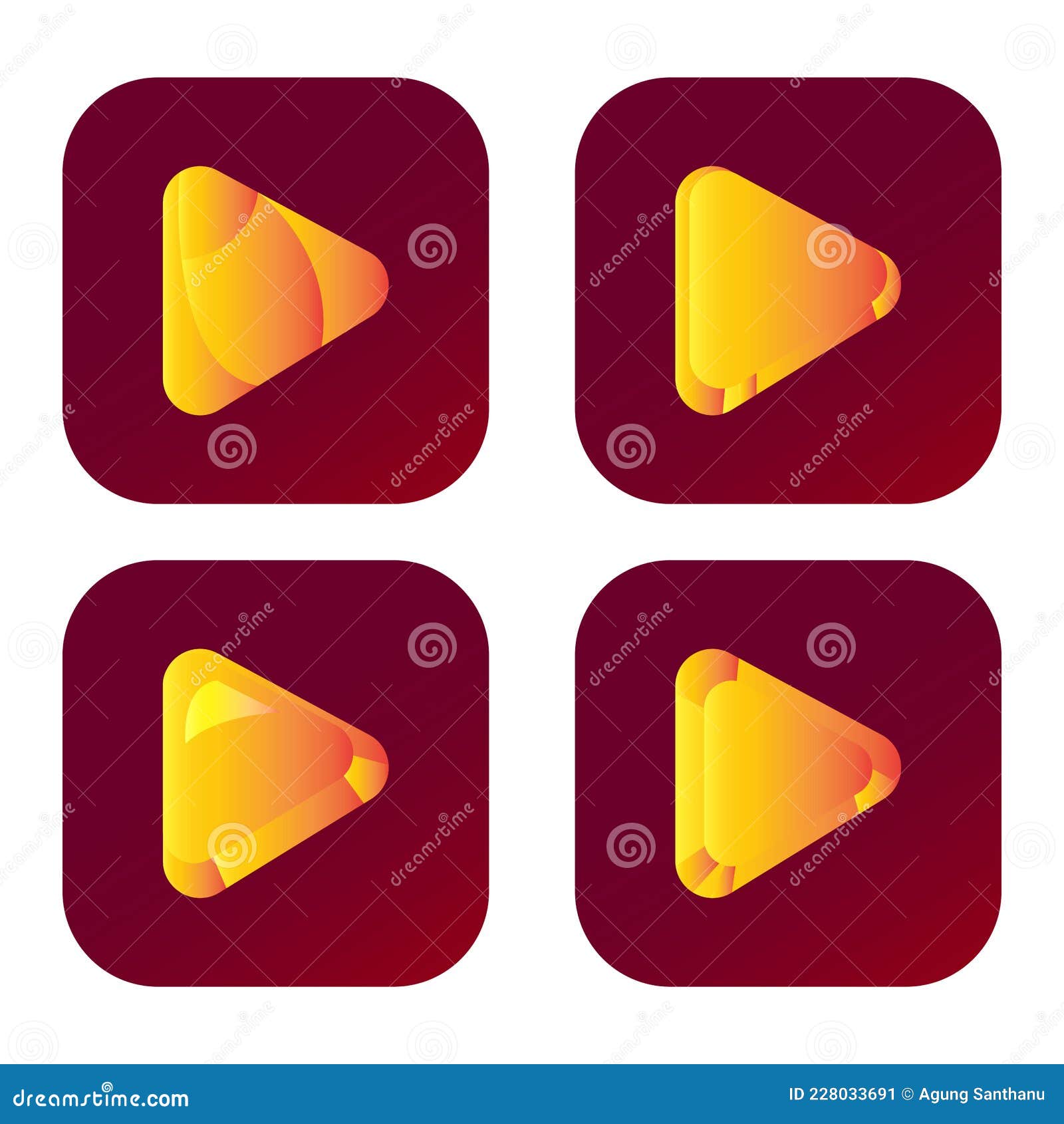 Play button design vector stock vector. Illustration of media - 228033691