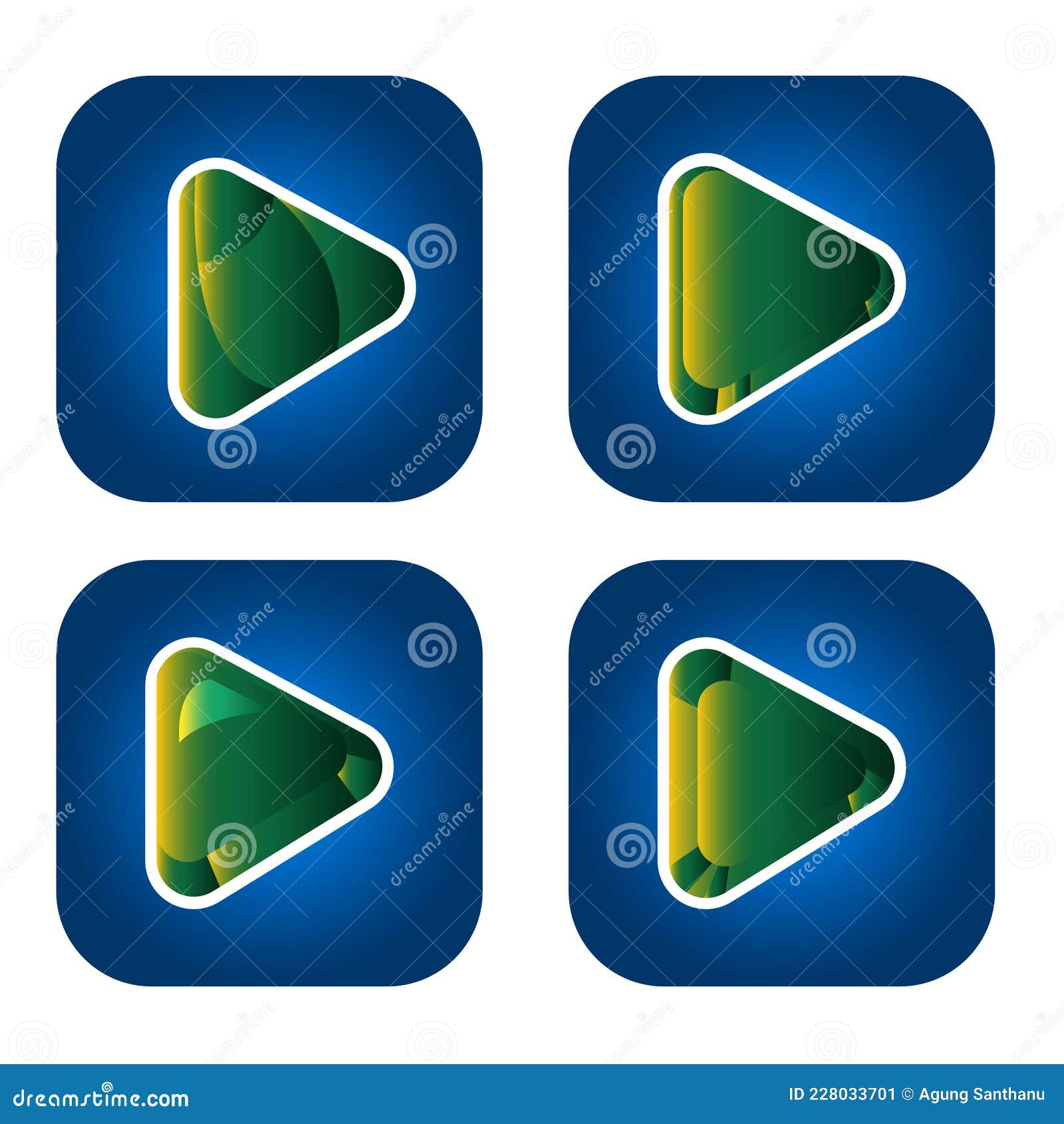 Play button design vector stock vector. Illustration of modern - 228033701