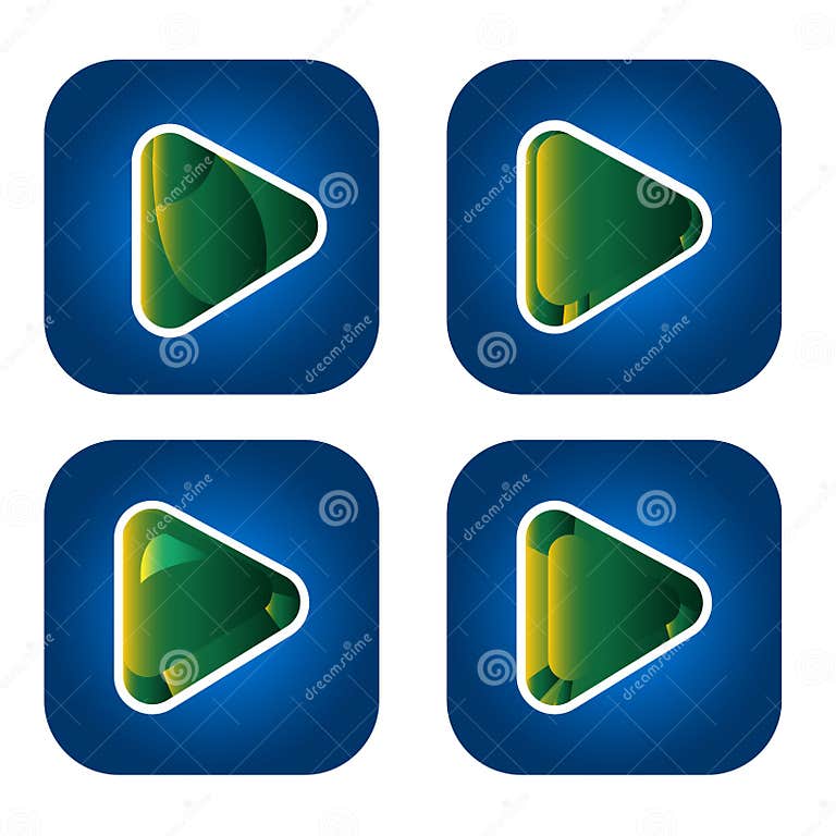 Play button design vector stock vector. Illustration of modern - 228033701