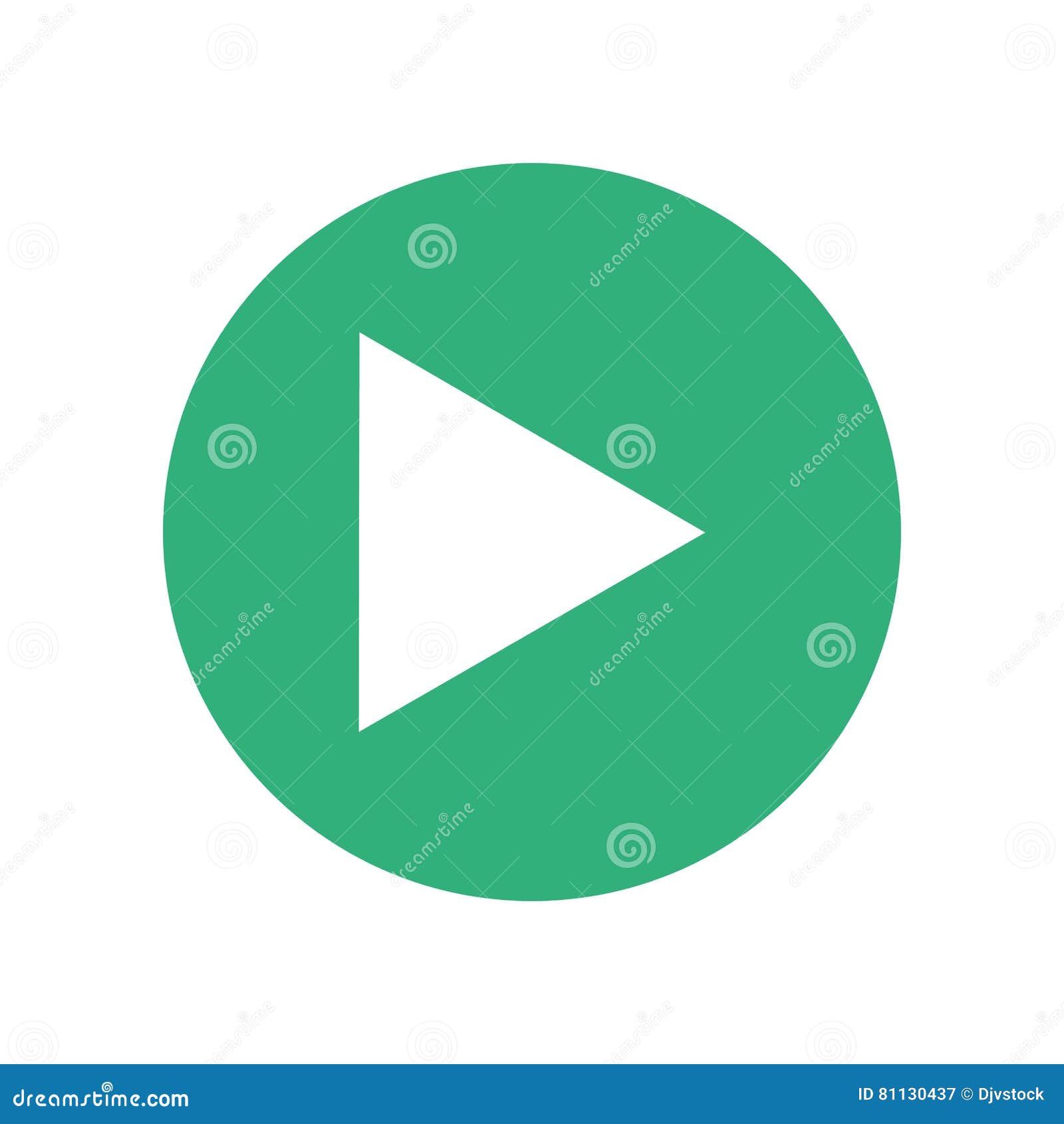 Play button music stock vector. Illustration of modern - 81130437