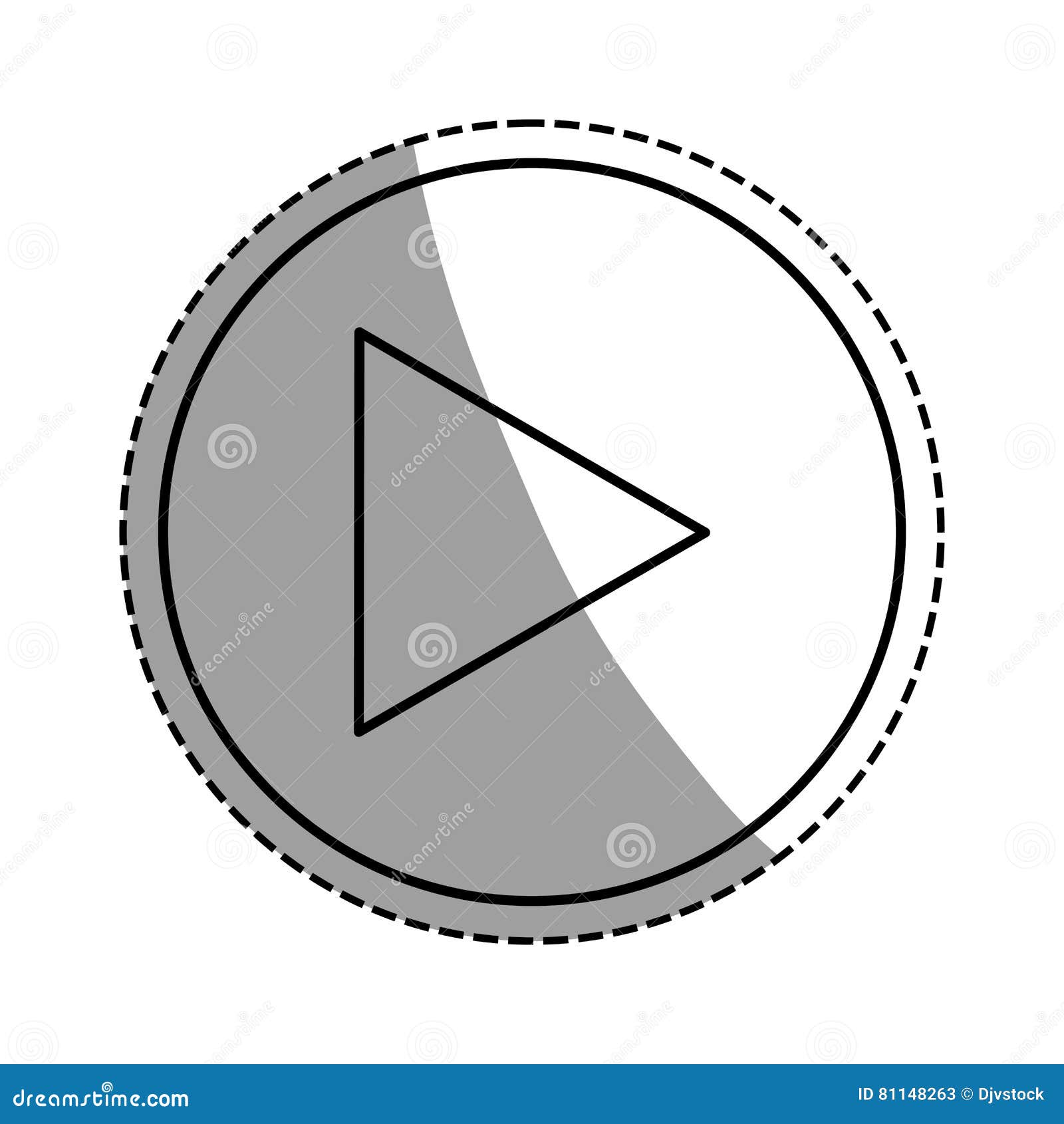 Play button music stock vector. Illustration of audio - 81148263