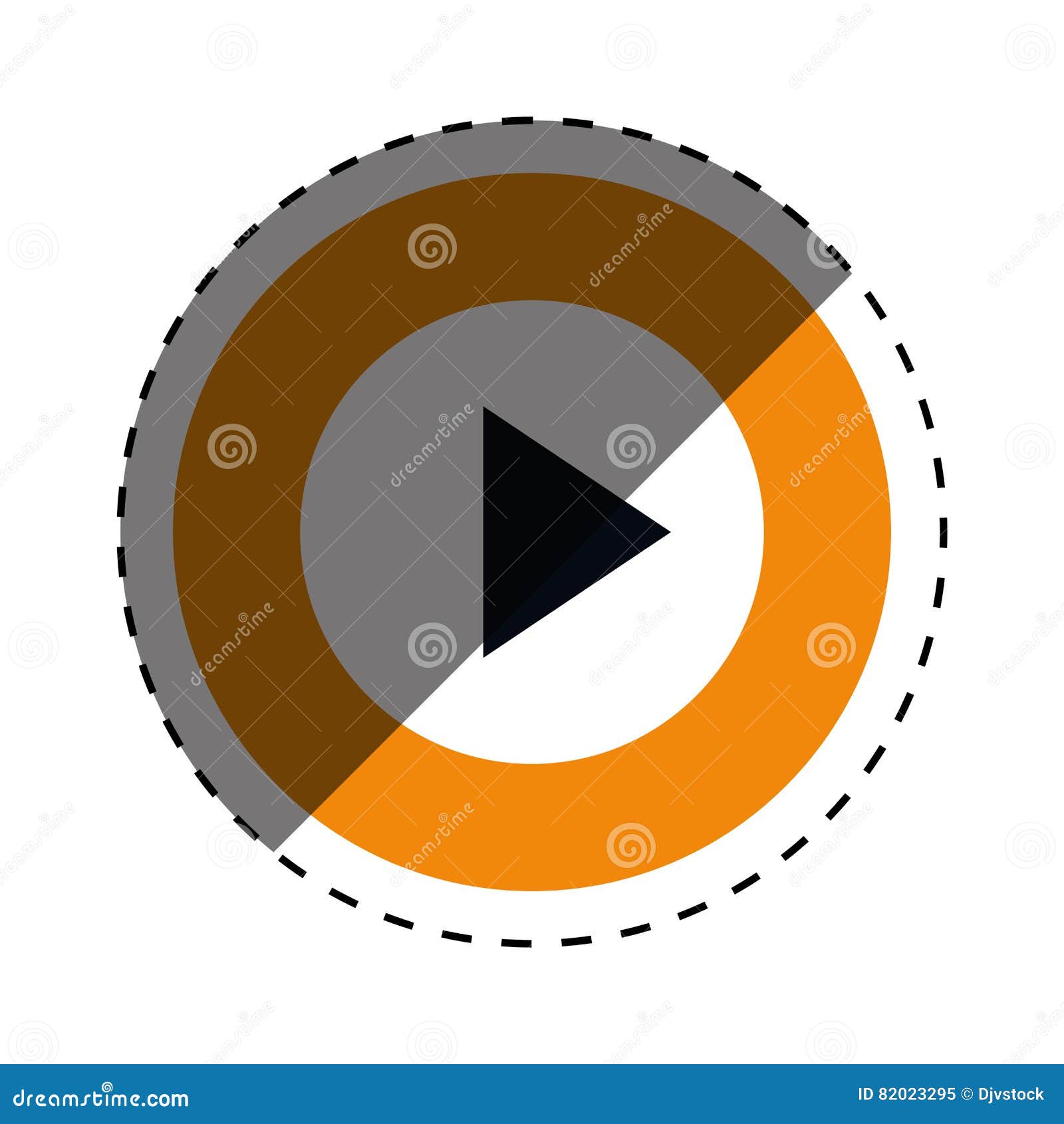 Play button sign stock vector. Illustration of concept - 82023295