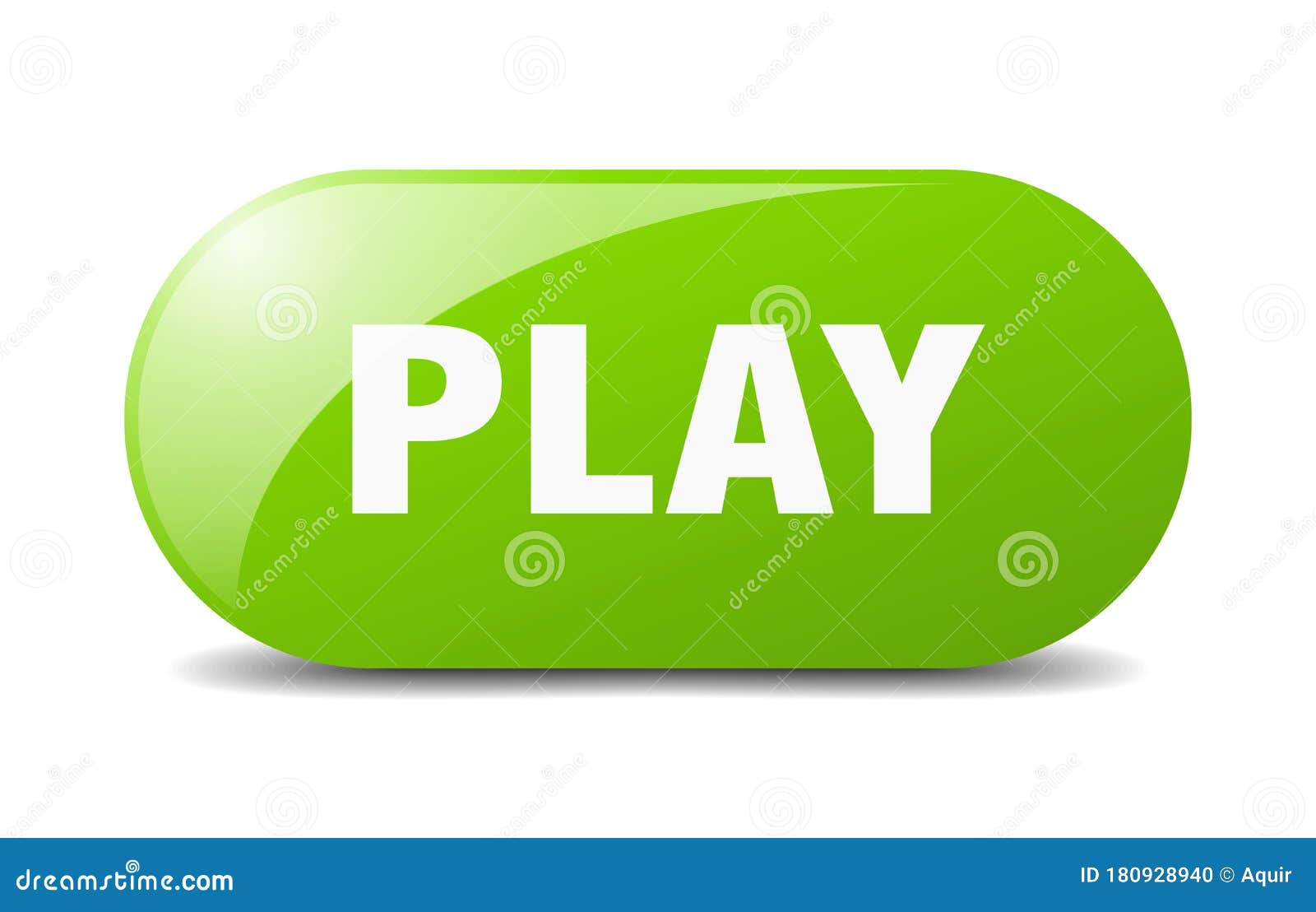 Play Button. Play Sign. Key. Push Button Stock Vector - Illustration of ...