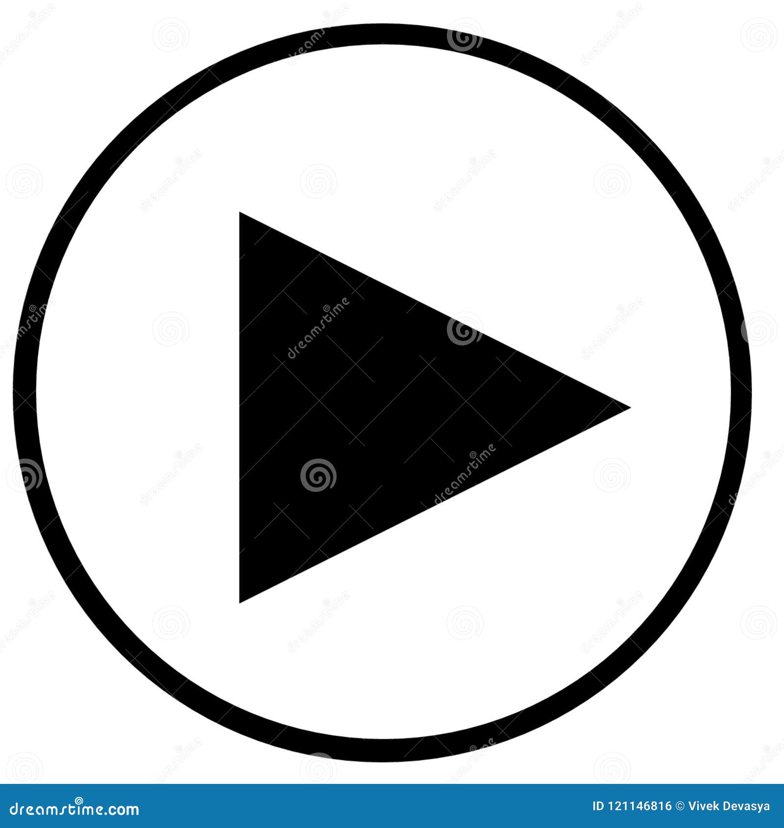 Image of play button stock illustration. Illustration of commerce ...