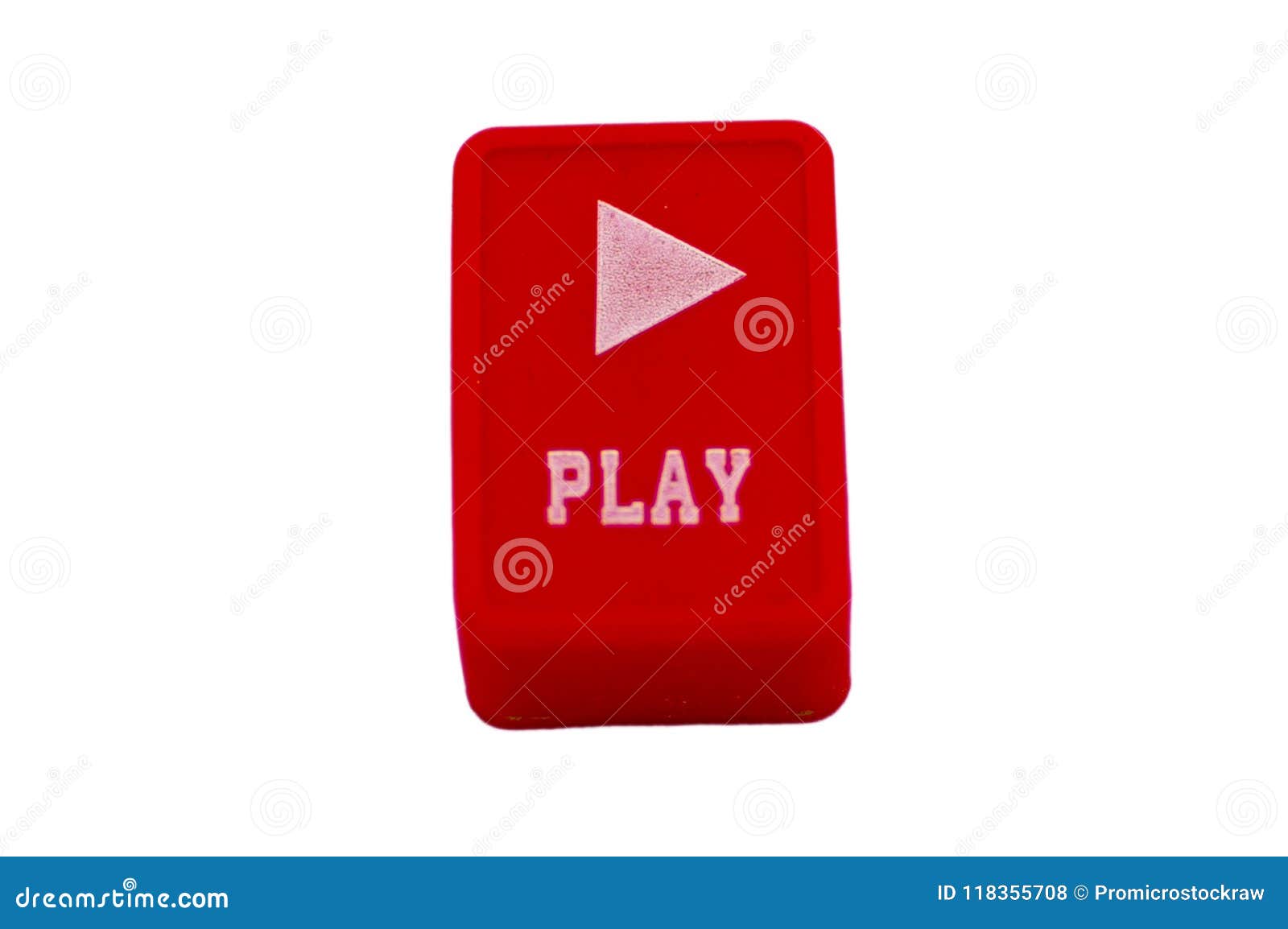 Play button with text stock photo. Image of development - 118355708