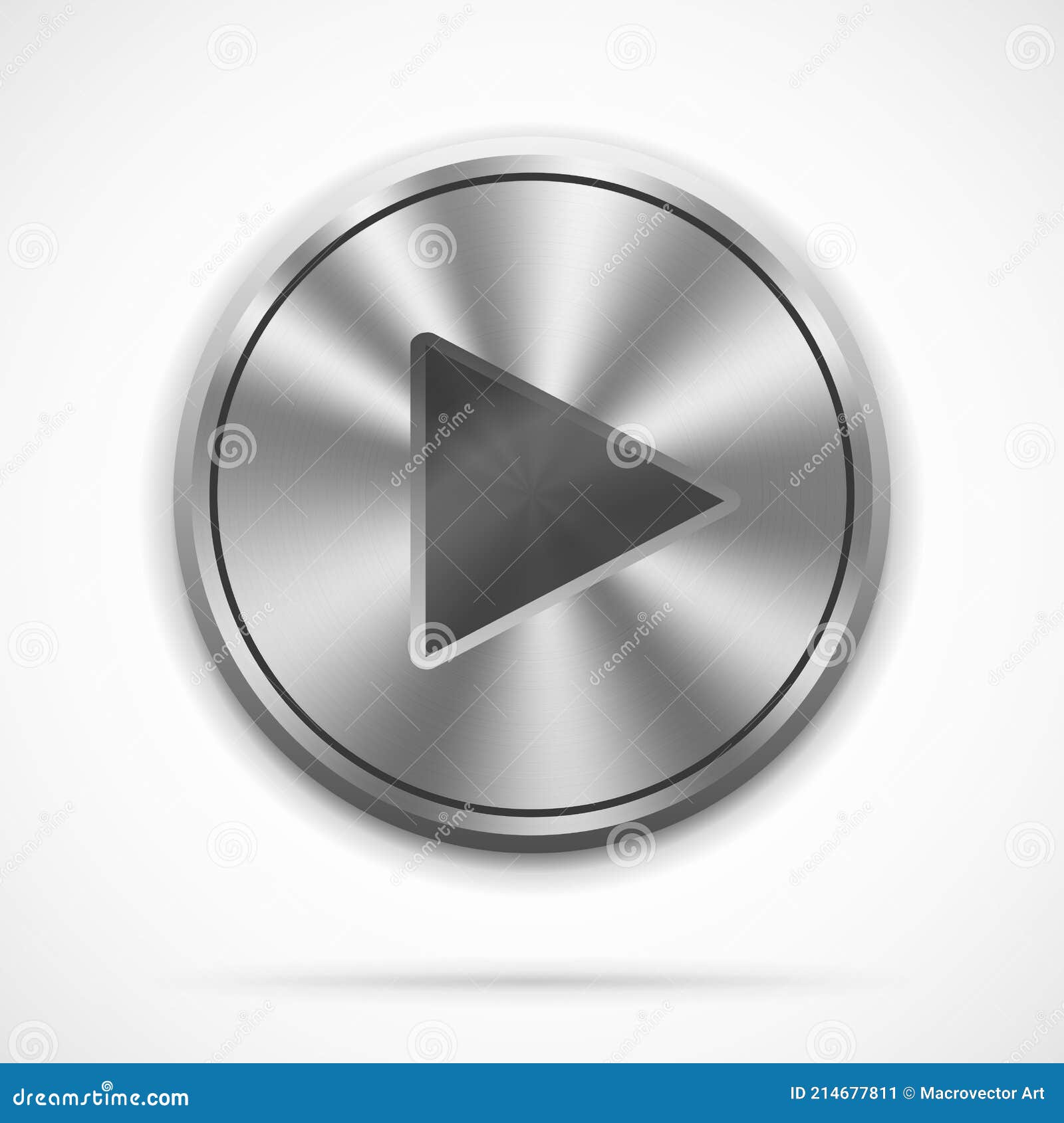 Play Button Design Vector Illustration Stock Vector - Illustration of ...