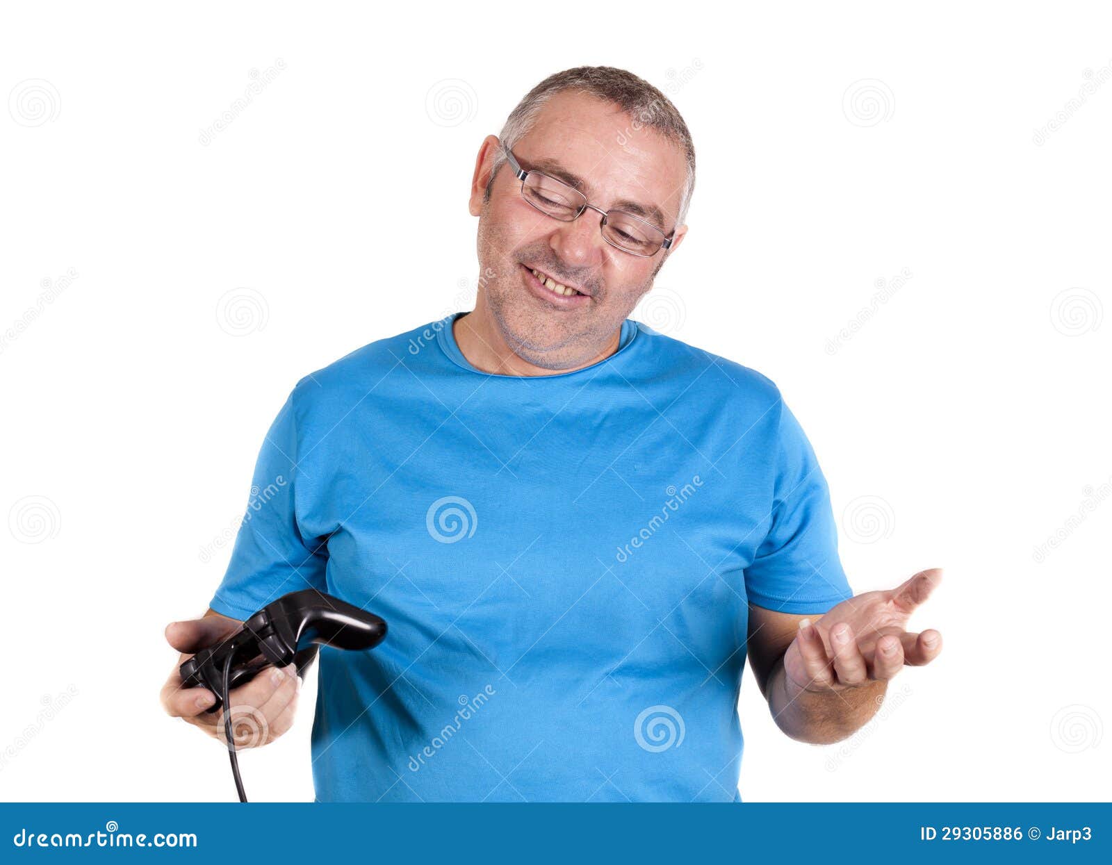 Play console man stock photo. Image of video, play, control - 29305886
