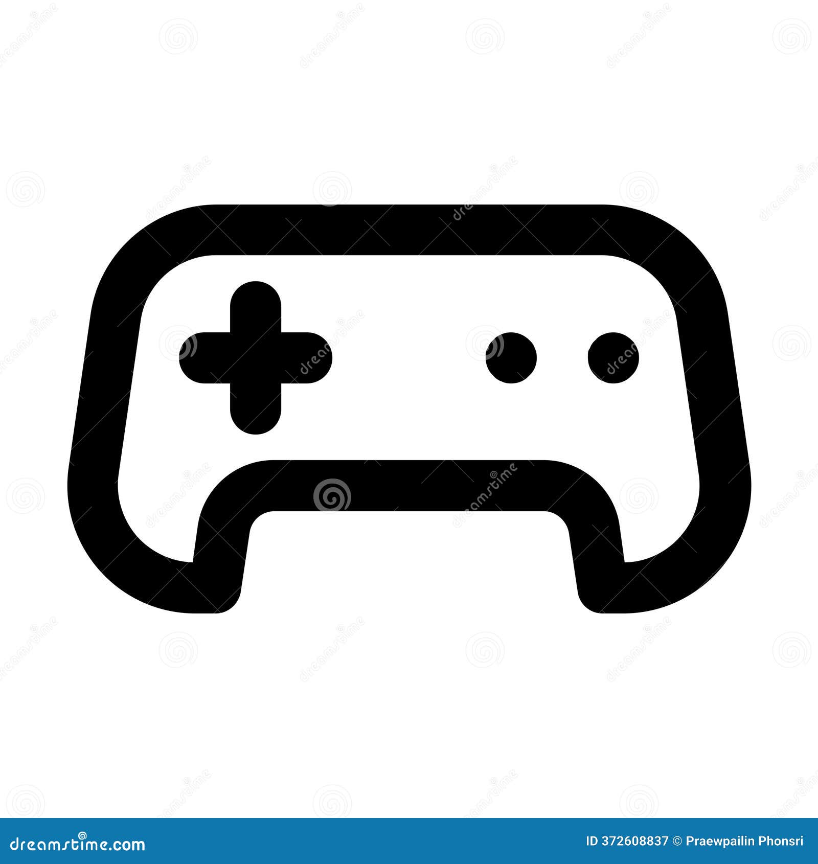 Joystick Gaming Icon Vector On White Background. Flat Vector E-sport ...