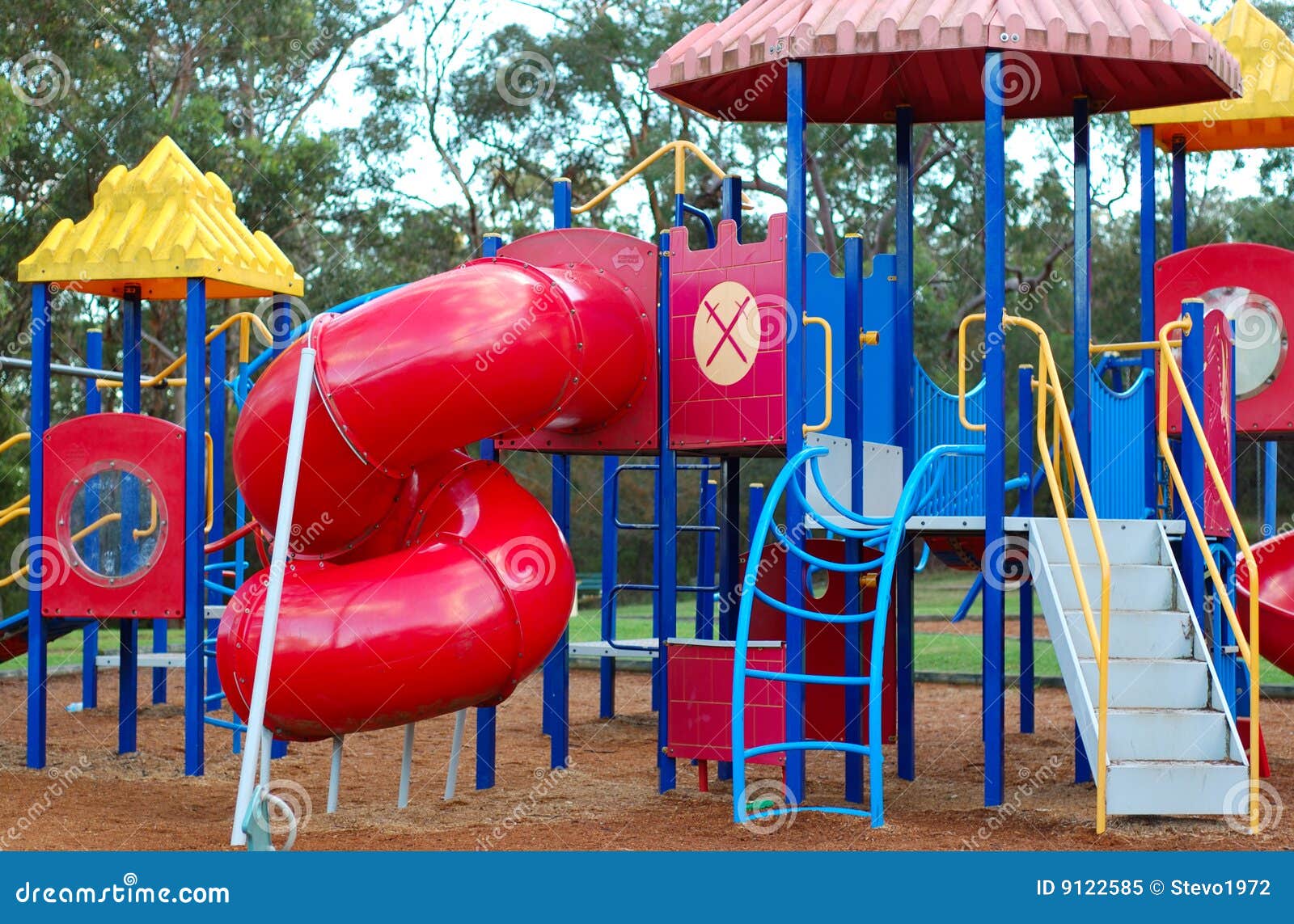 Play Ground Jungle Gym stock image. Image of slides, amusement - 9122585