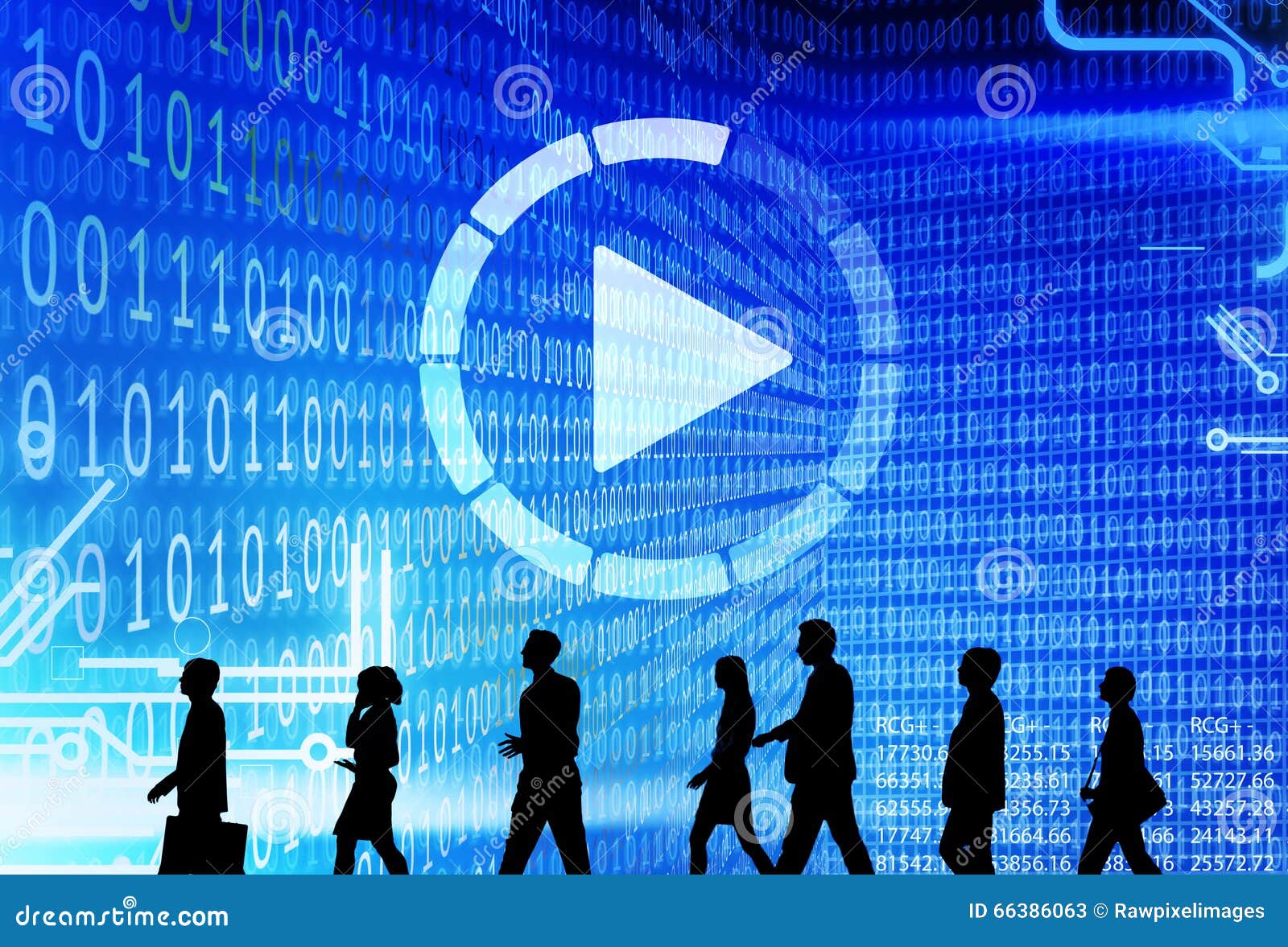 Play Icon Symbol Forward Sign Option Player Start Concept Stock Image ...