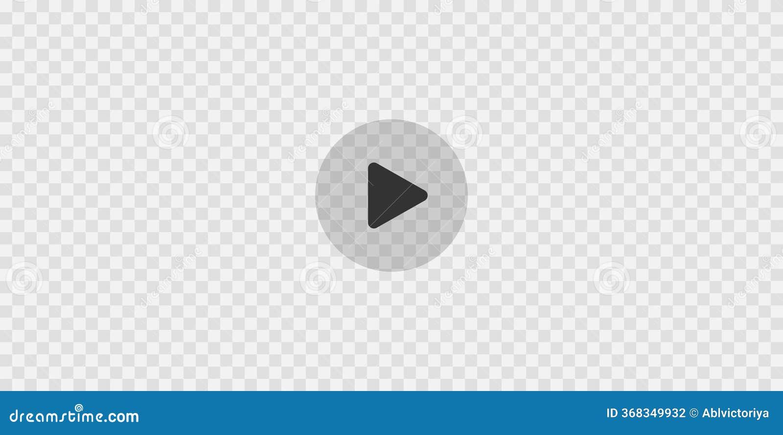 Movie Player Play Button Vector Icon Isolated On Transparent Background ...