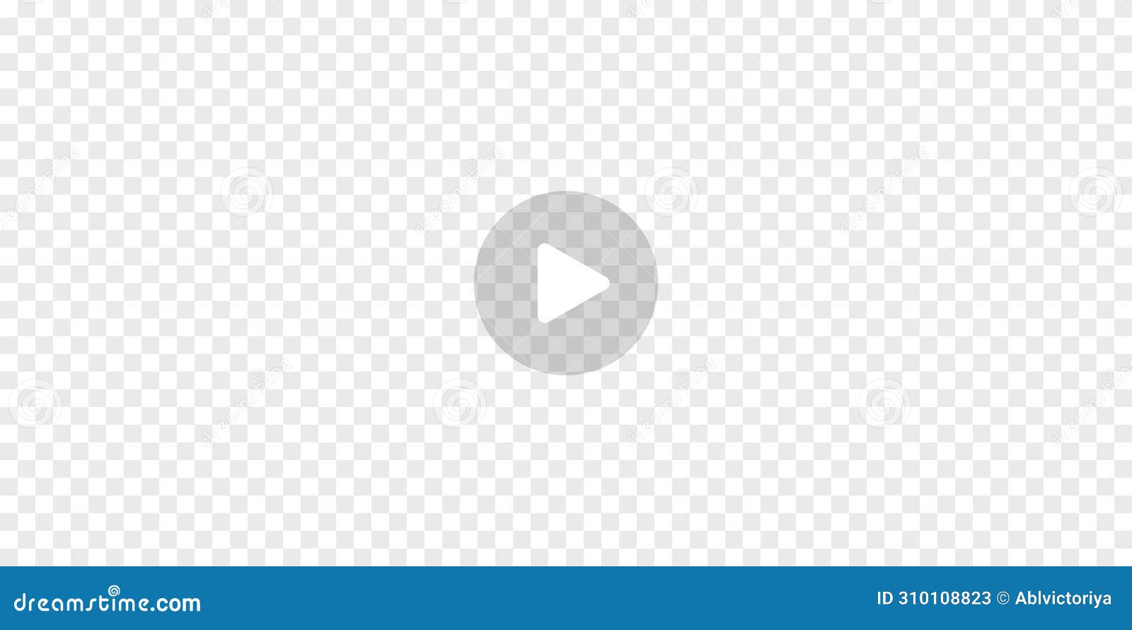 Play Icon on Transparent Background Texture. Video Player Template ...