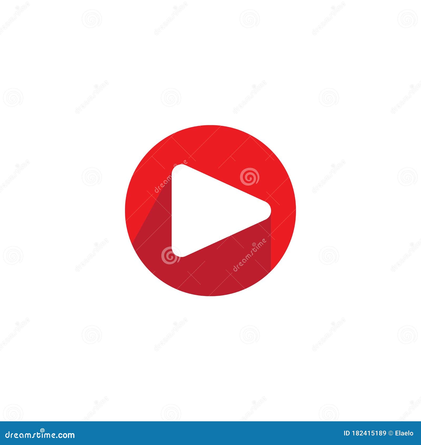 Play Icon Vector Illustration Design Stock Vector - Illustration of ...