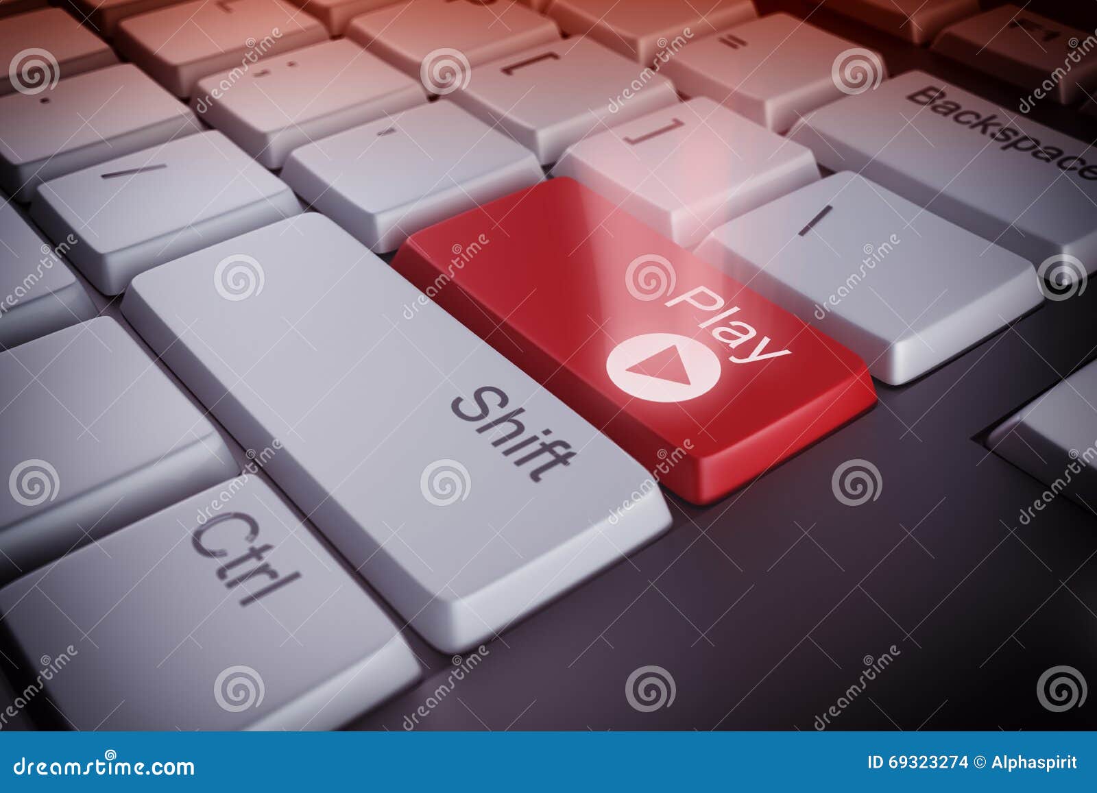 Play key stock photo. Image of network, keypad, access - 69323274