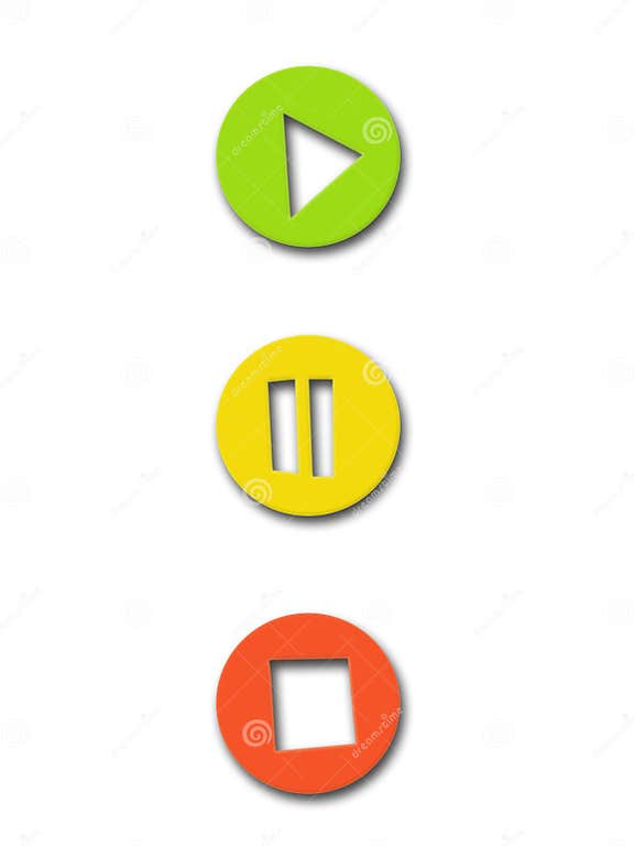 Play keys stock illustration. Illustration of icon, cart - 9300750