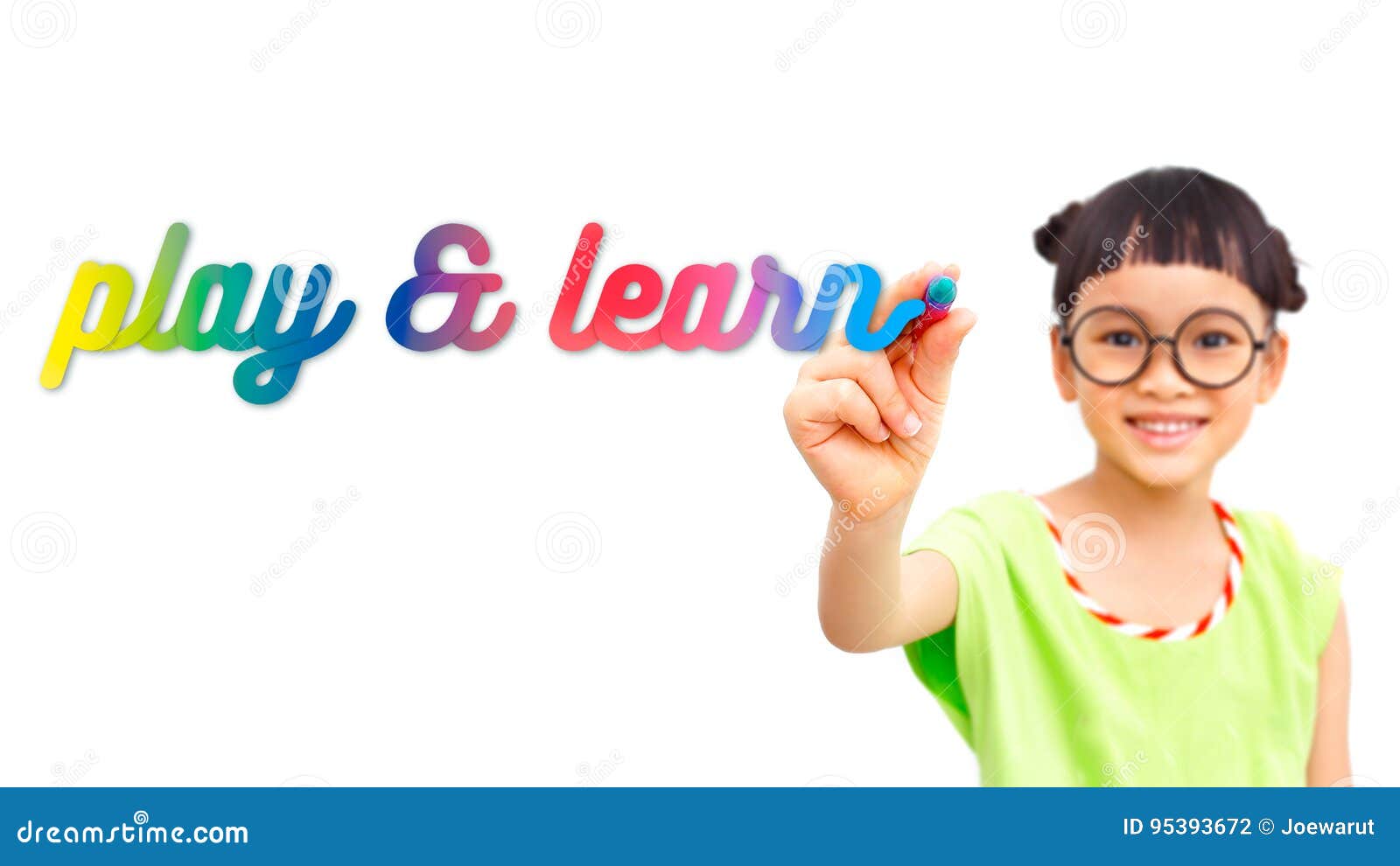 Play and learn stock photo. Image of crayon, colorful - 95393672