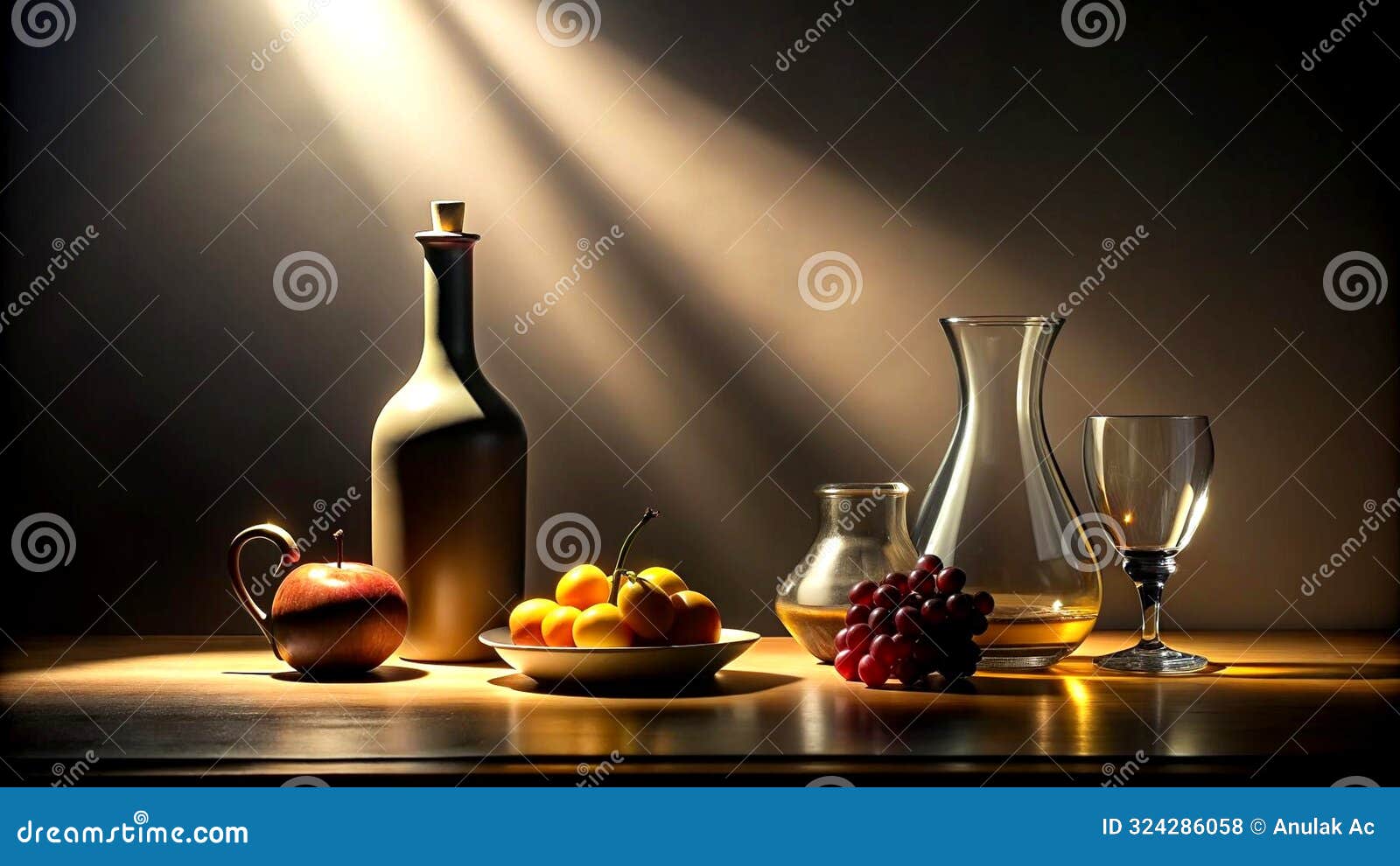 A Play of Light and Form: Exploring Shadows in a Dramatic Still Life AI ...