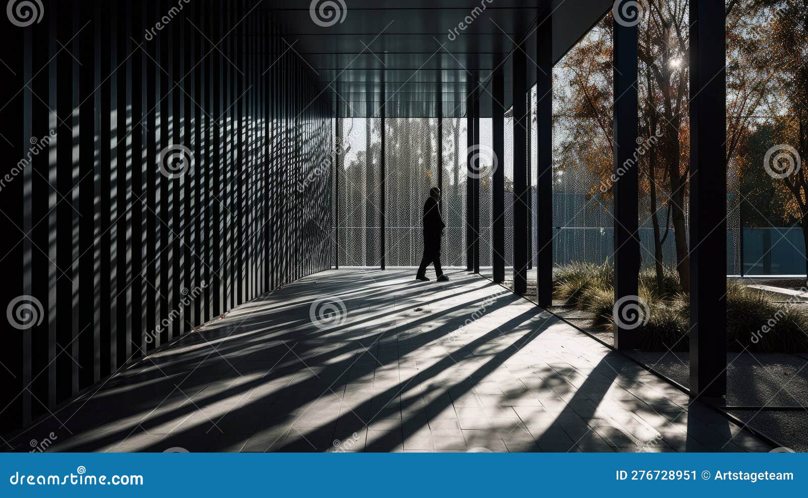 The Play of Light and Shadow on Angular Forms of this Building Creates ...