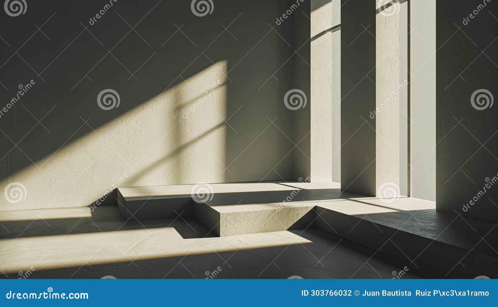 Play of Light and Shadow in a Modernist Architectural Space. Stock Photo - Image of brightness ...