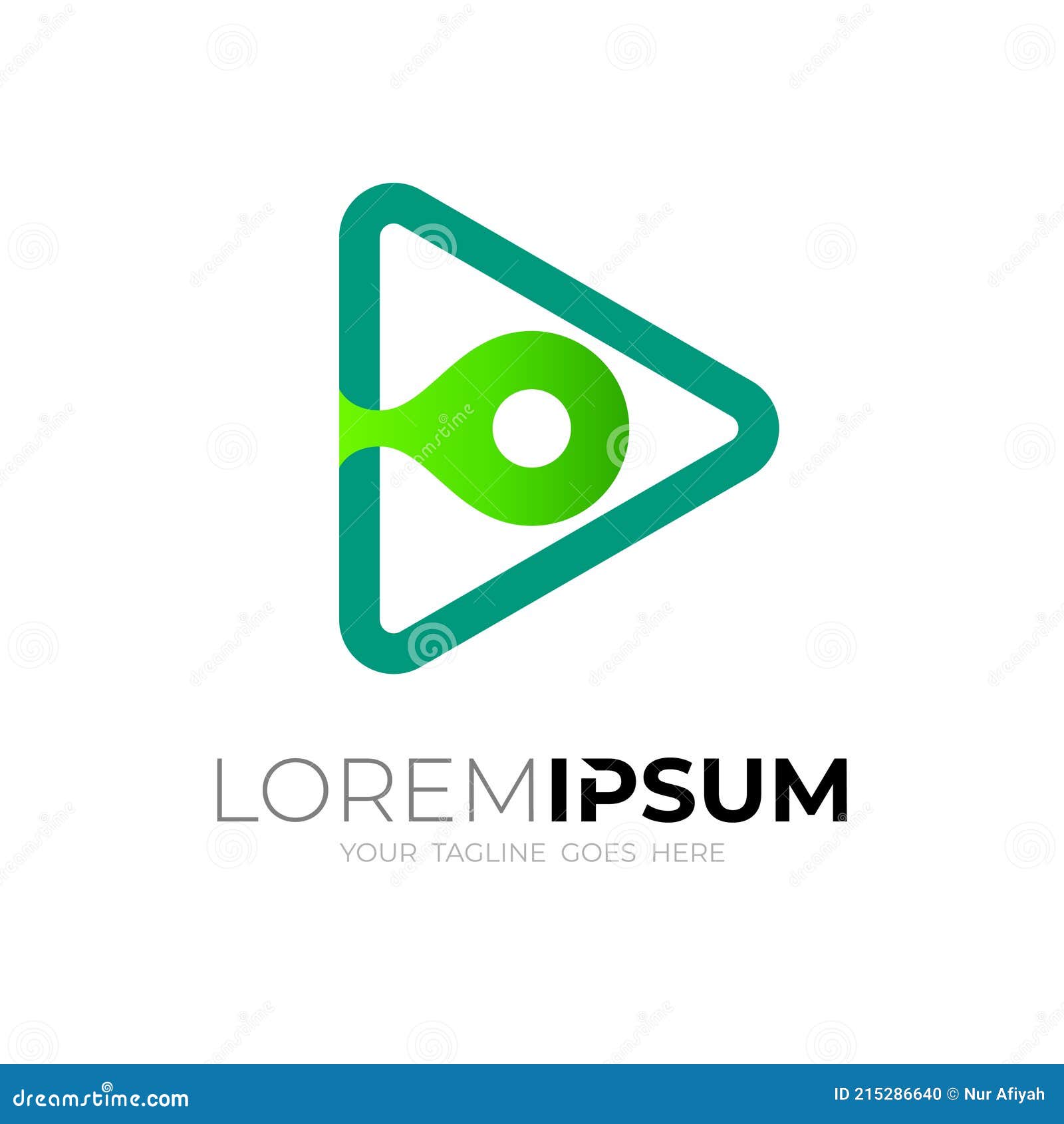 Play Logo and Simple Technology Icon Template, Stock Vector ...