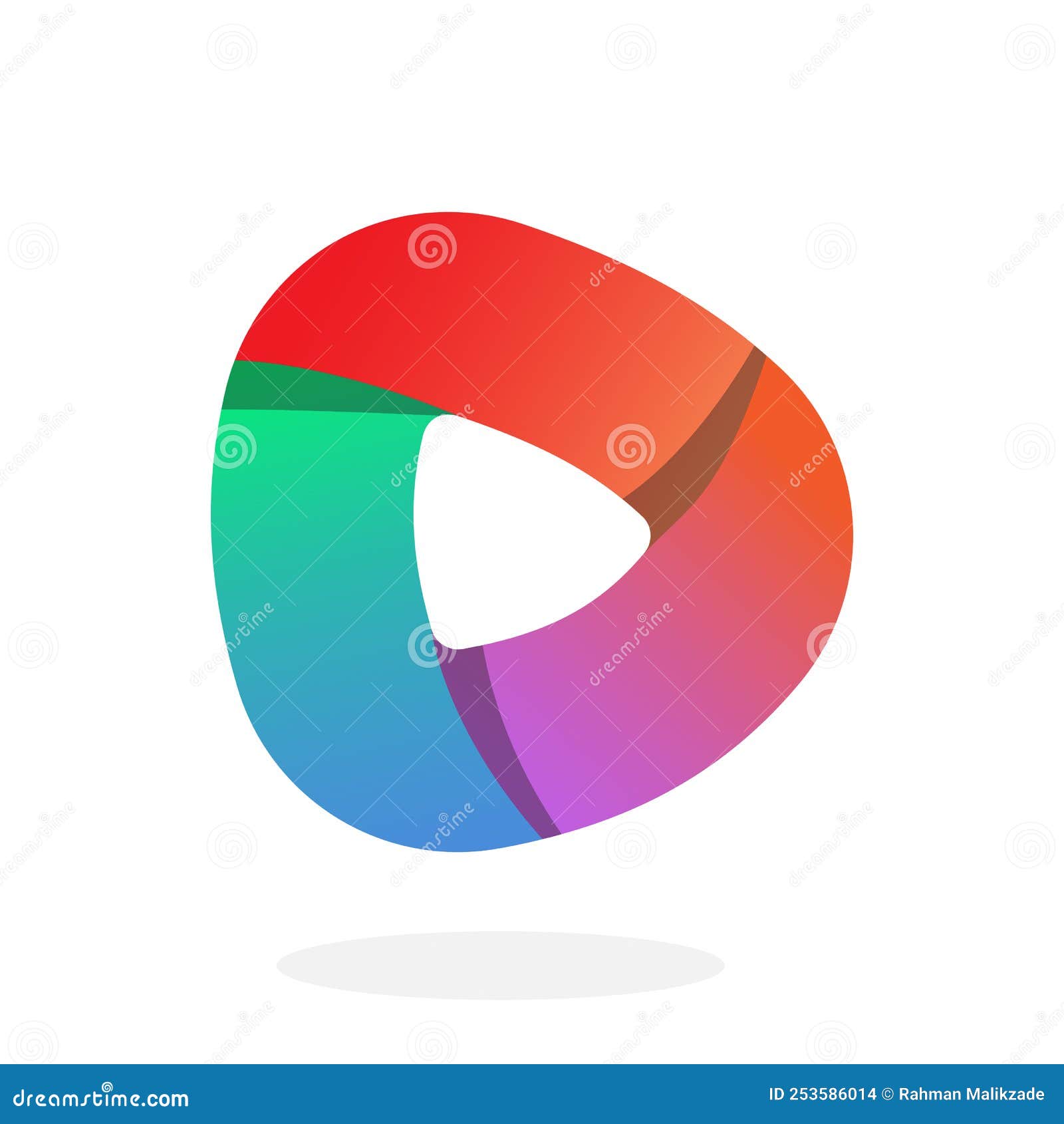 Play Logo Symbol. Video or Music Player Vector Illustration Stock ...