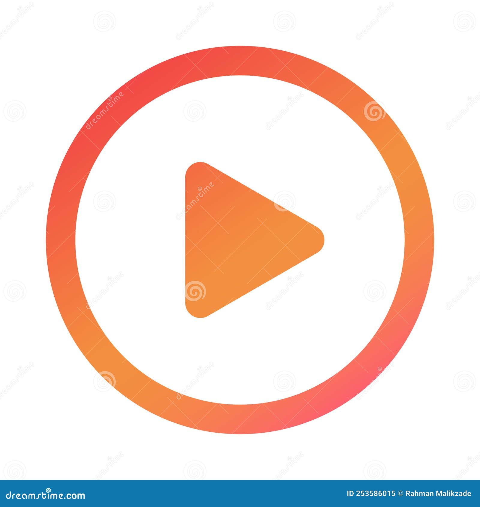 Play Logo Symbol. Video or Music Player Vector Illustration Stock ...