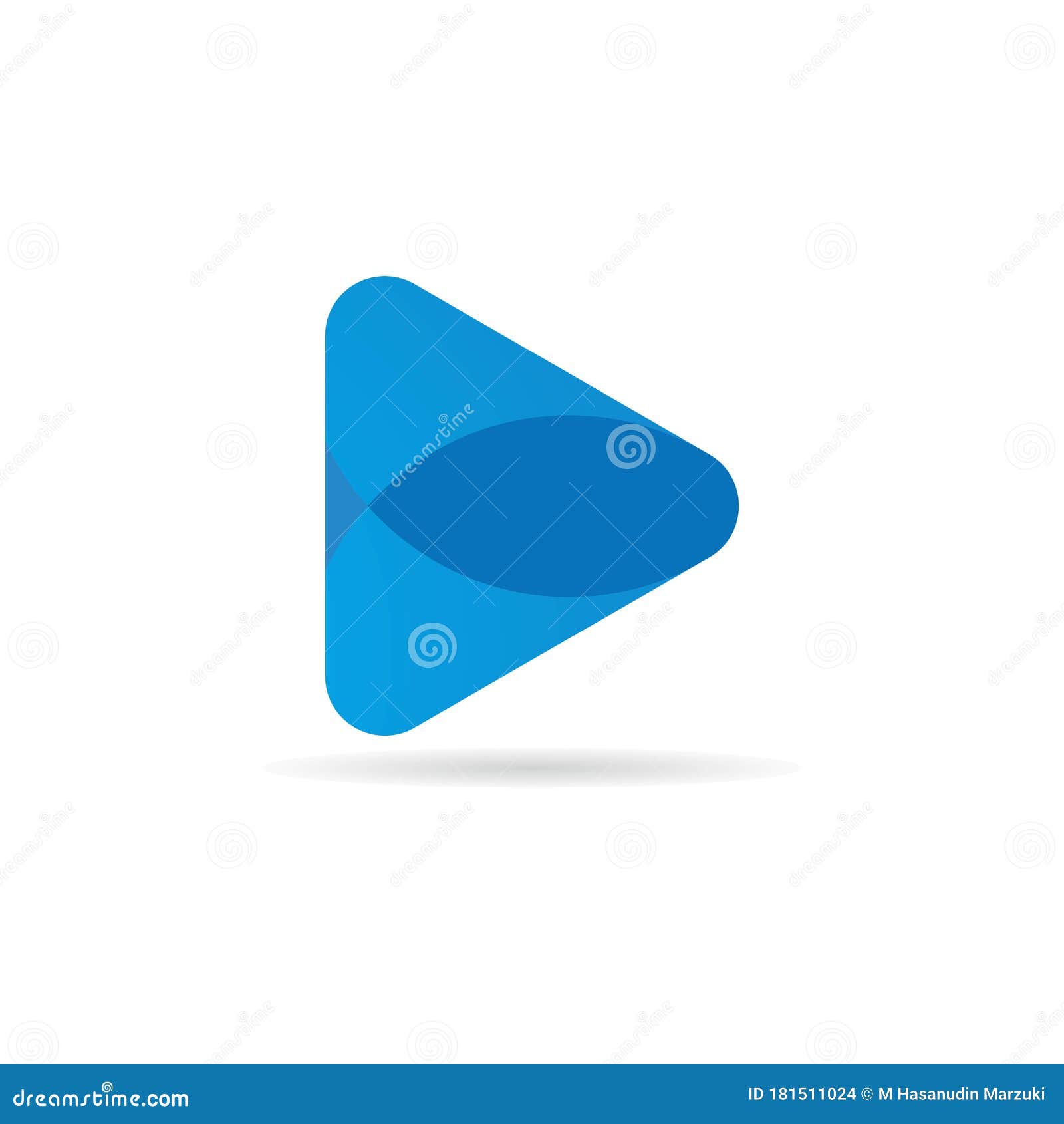 Play logo vector stock vector. Illustration of technology - 181511024