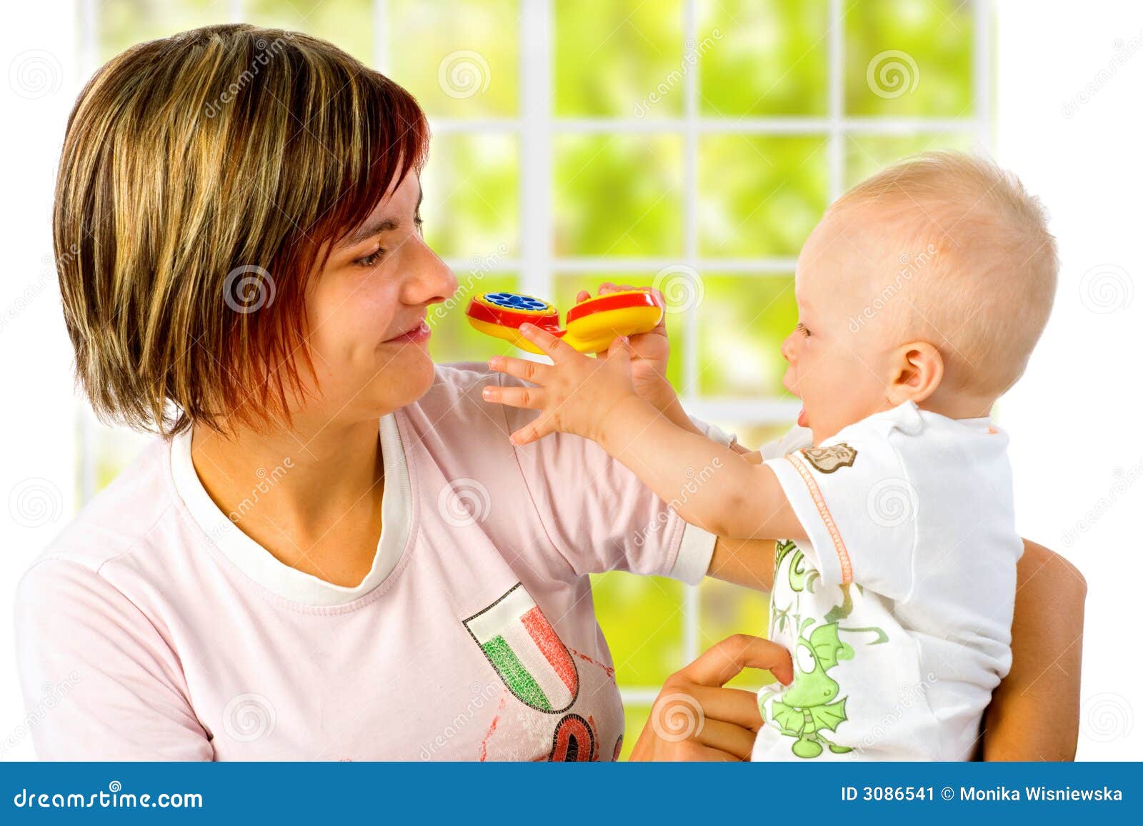 Play with me! stock image. Image of infant, indoor, face - 3086541
