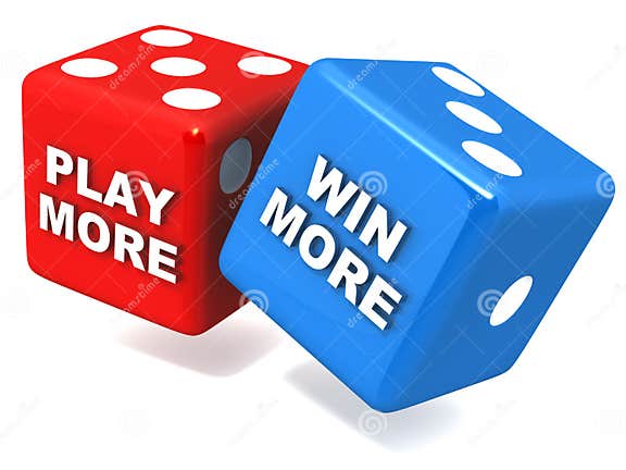 Play more win more stock illustration. Illustration of background ...