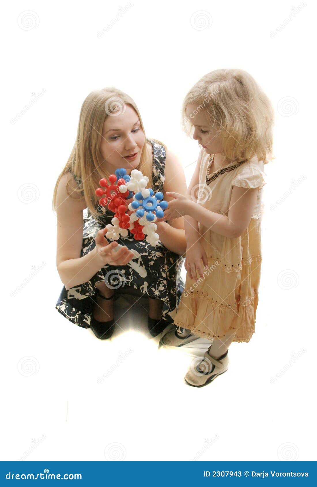 Play with mother stock image. Image of innocence, kids - 2307943