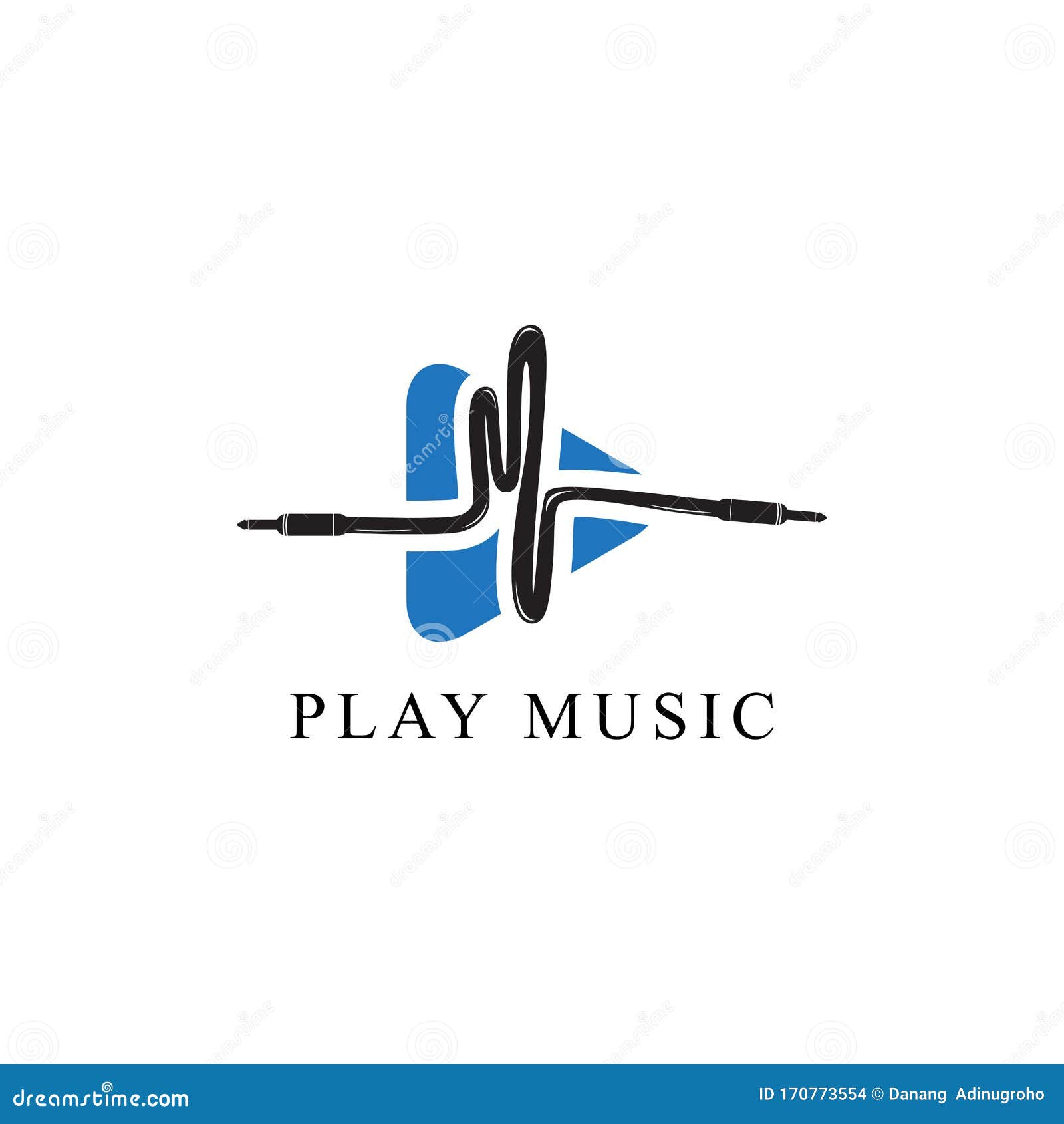 Play Music Logo Vector Illustration, Music Player Logo Sign Stock ...