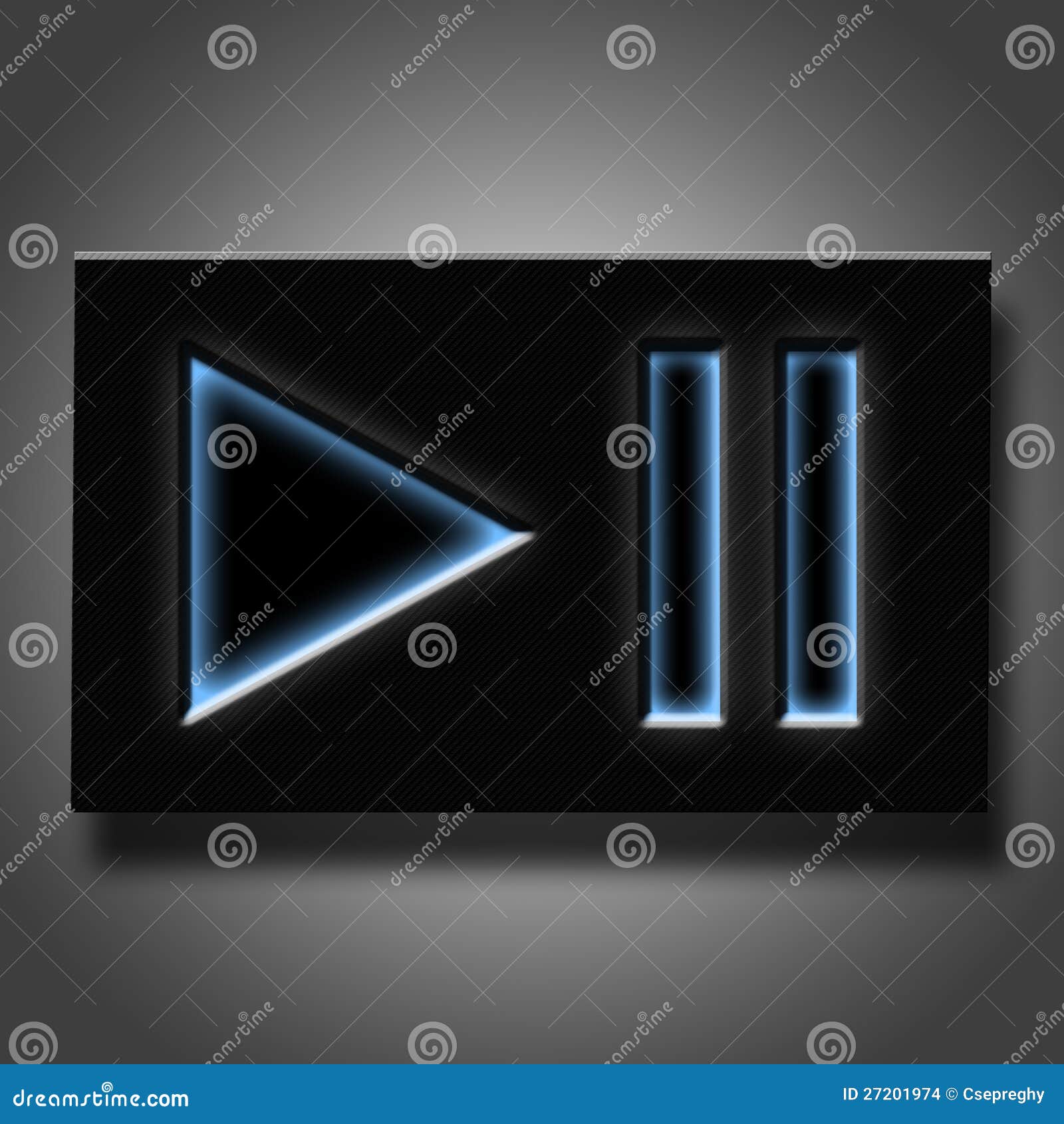 Play / Pause stock illustration. Illustration of textures - 27201974