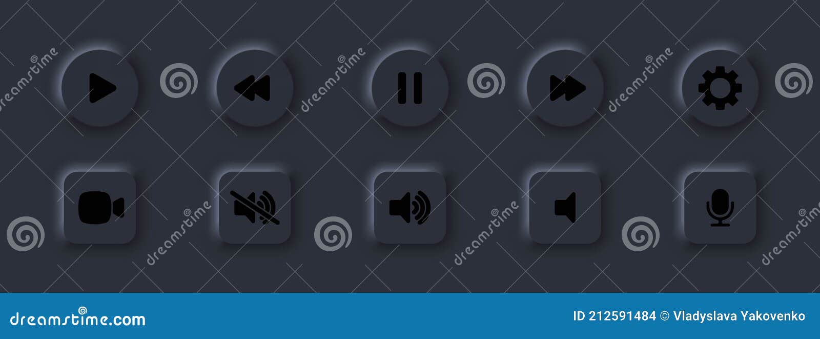 Play, Pause, Stop, Record, Forward, Rewind, Previous, Next Buttons Icon ... Play, Pause, Stop, Record, Forward, Rewind, Previous, Next Buttons Icon ...
