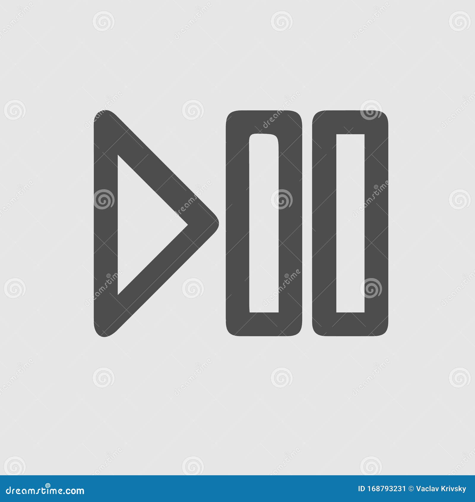 Pause Vector Icon On Transparent Background, Pause Logo Design ...