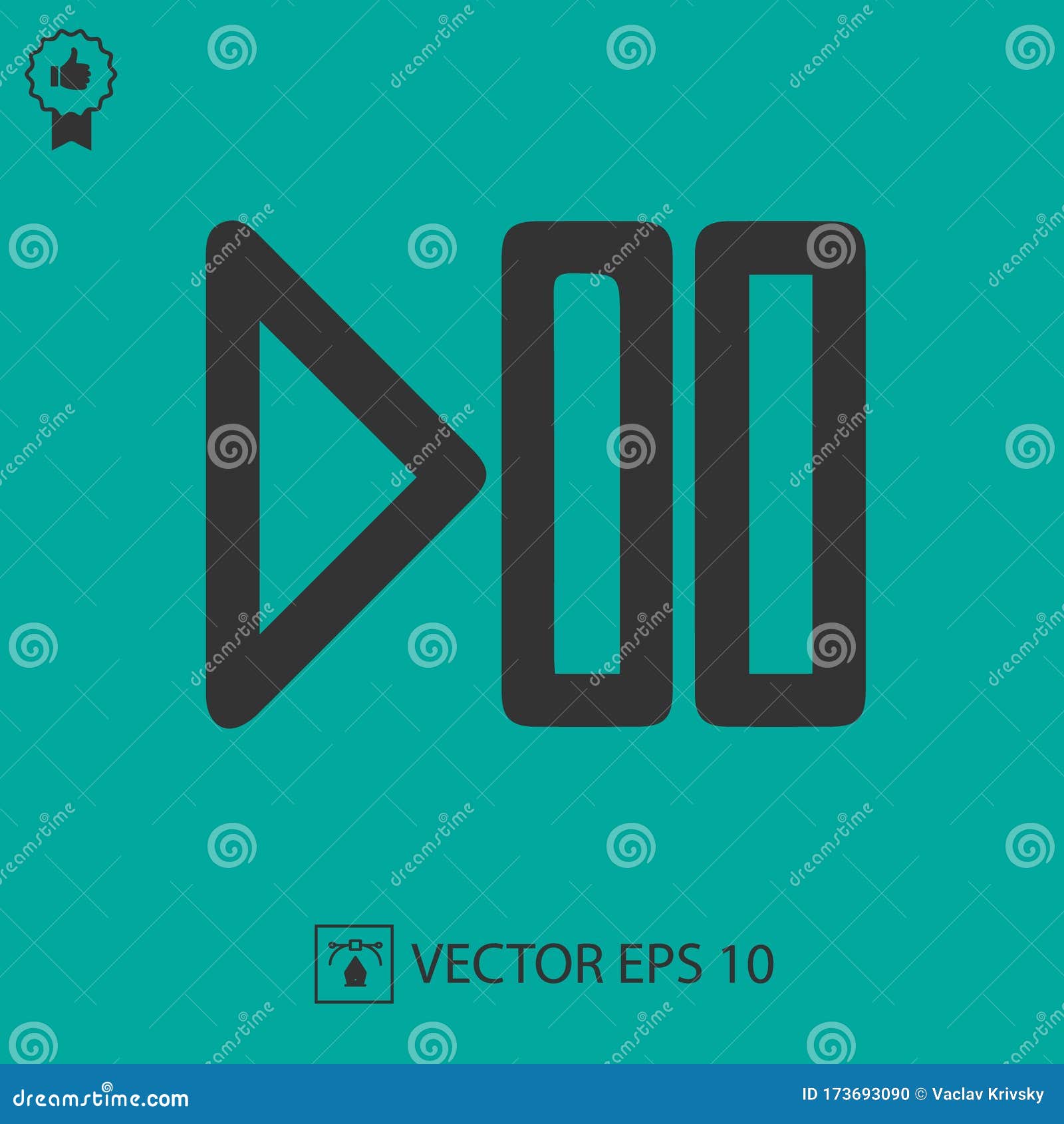 Pause Vector Icon On Transparent Background, Pause Logo Design ...